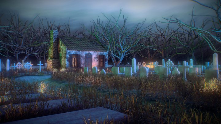 Cemetery 3D models - Sketchfab