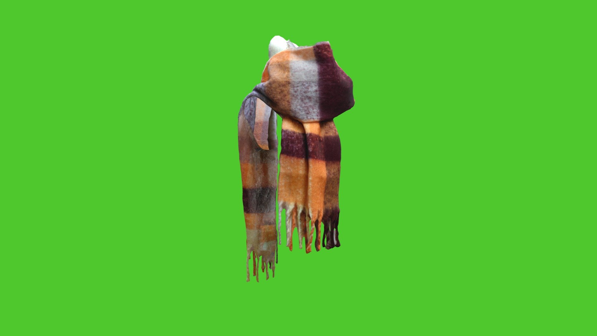 scarf_in_warm_colours_-_3d_scan - Download Free 3D model by tech ...