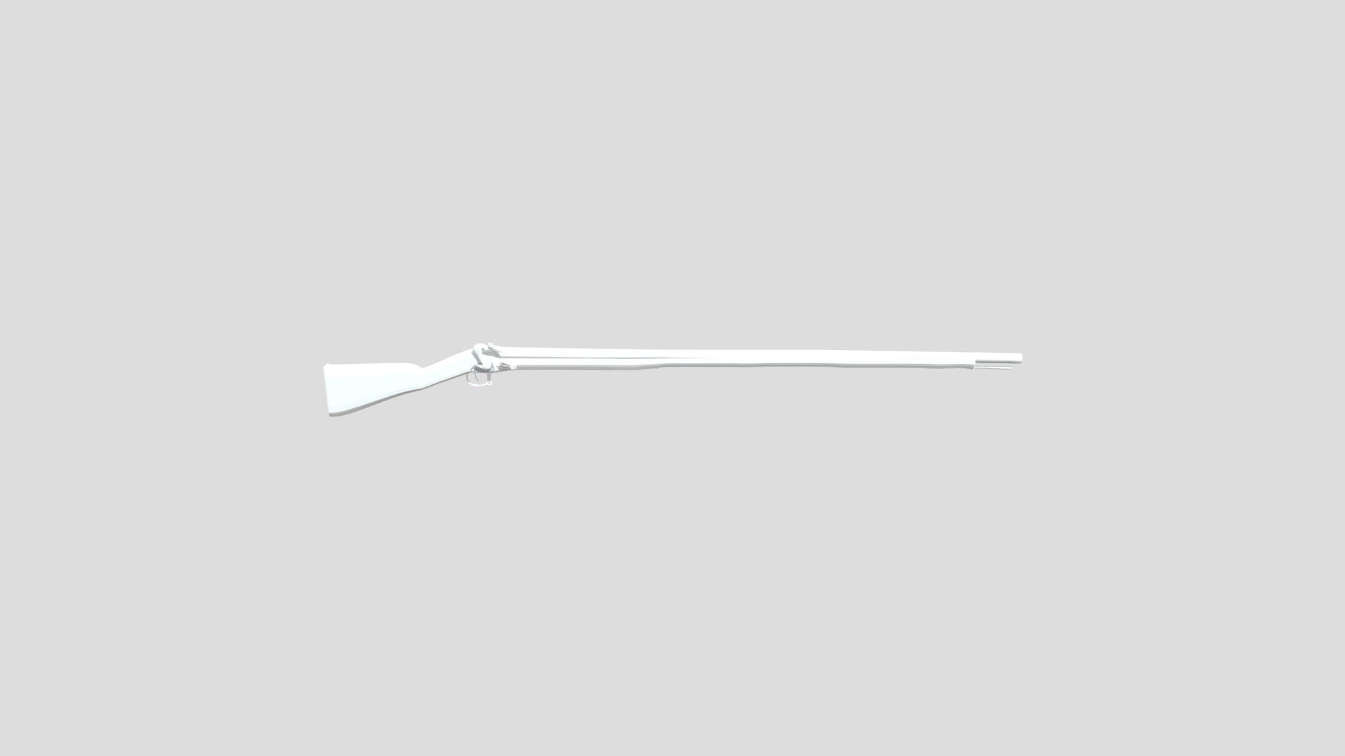 Turkish Flintlock Rifle - Download Free 3D model by comodococo [588f7e8 ...