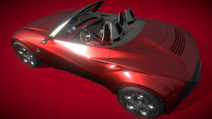 Convertible-car 3D models - Sketchfab