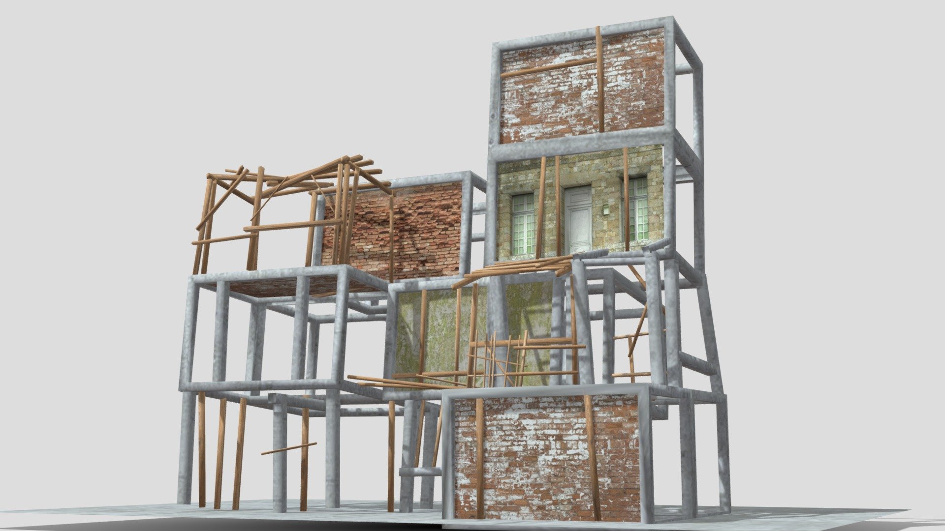 No Idea Building - Download Free 3D model by ROH3D [5890355] - Sketchfab