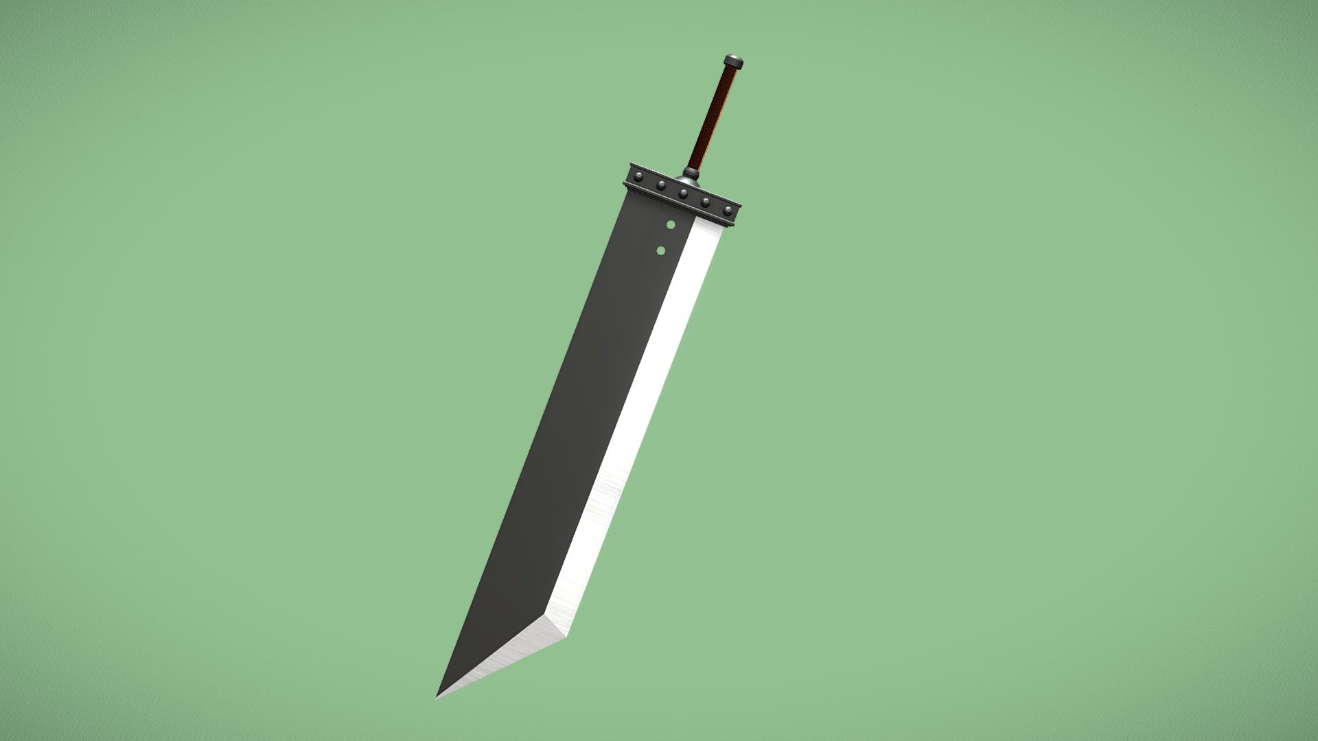 Buster Sword (Final Fantasy VII Remake Style) - 3D model by Helena ...