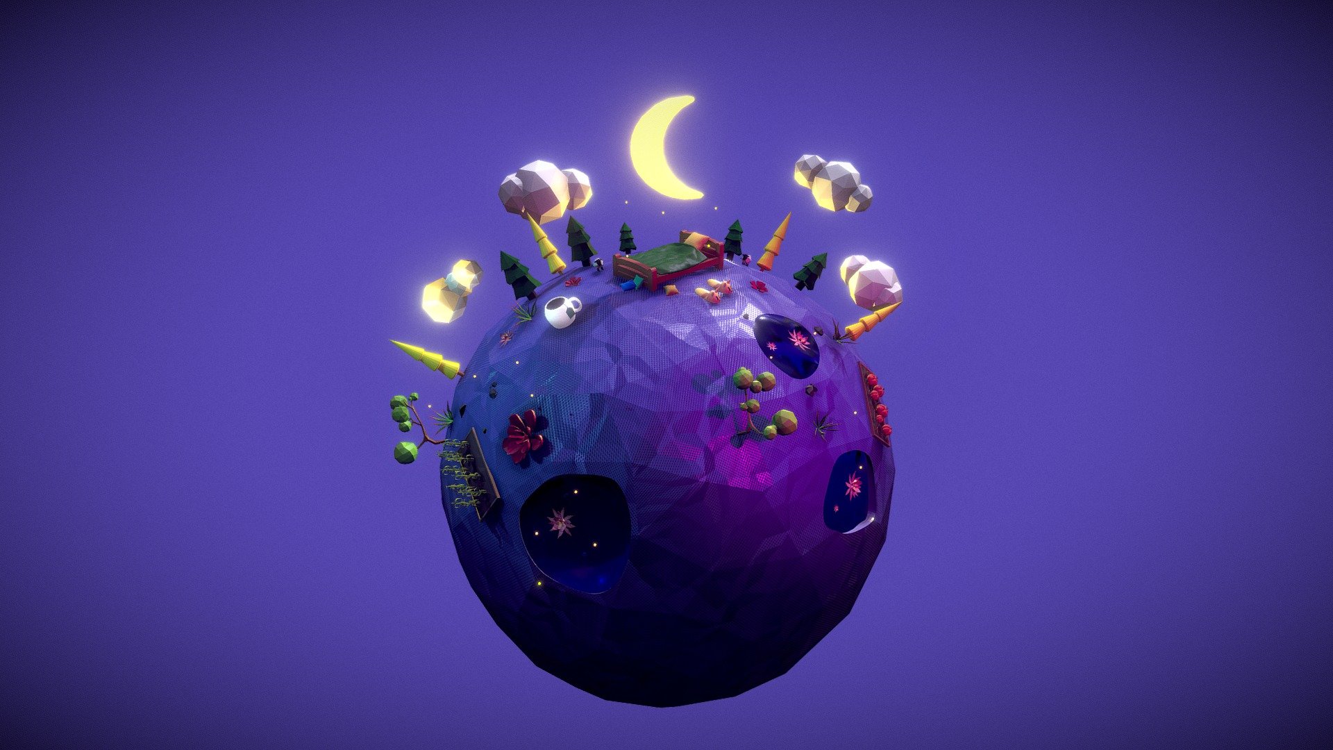 Sleep World - Buy Royalty Free 3D model by Gabriel Gonzalez ...