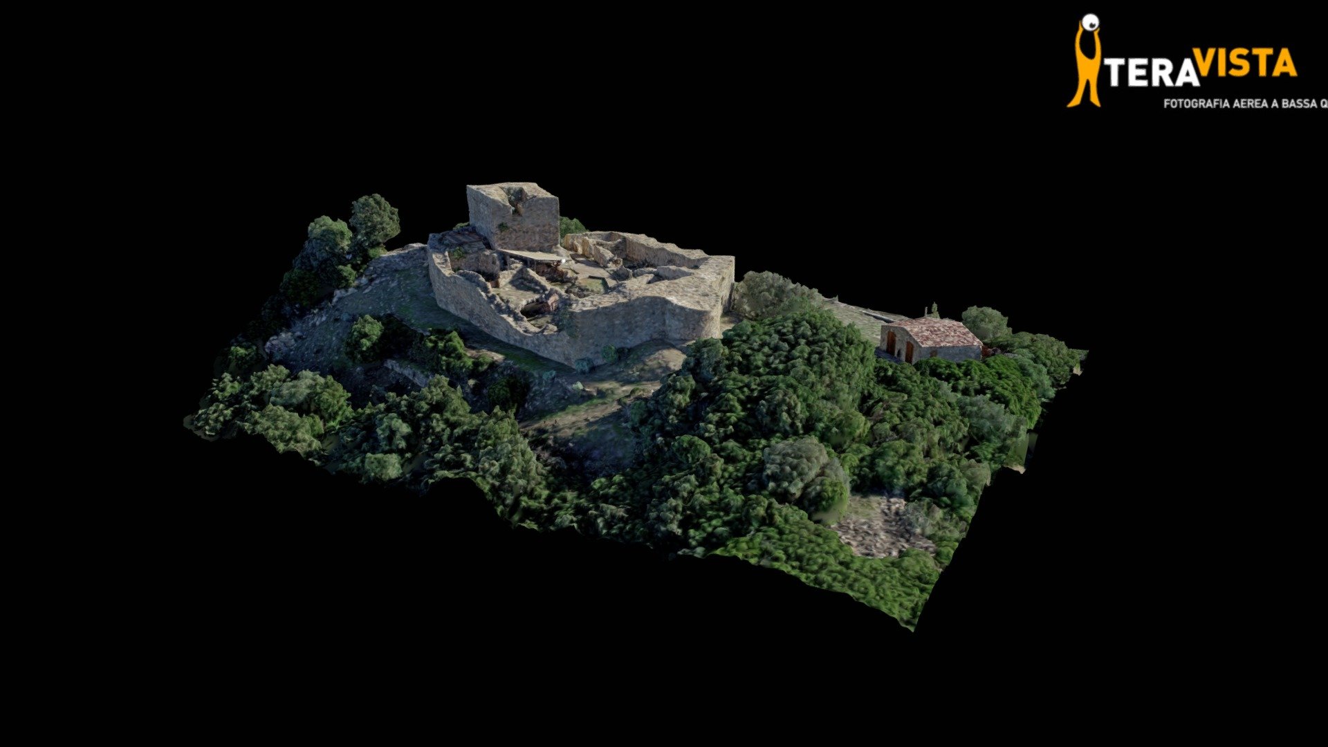Castello di Sassai - Silius - 3D model by Teravista [5894066] - Sketchfab