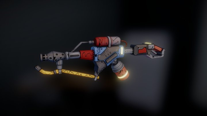 Flamethrower 3D models - Sketchfab