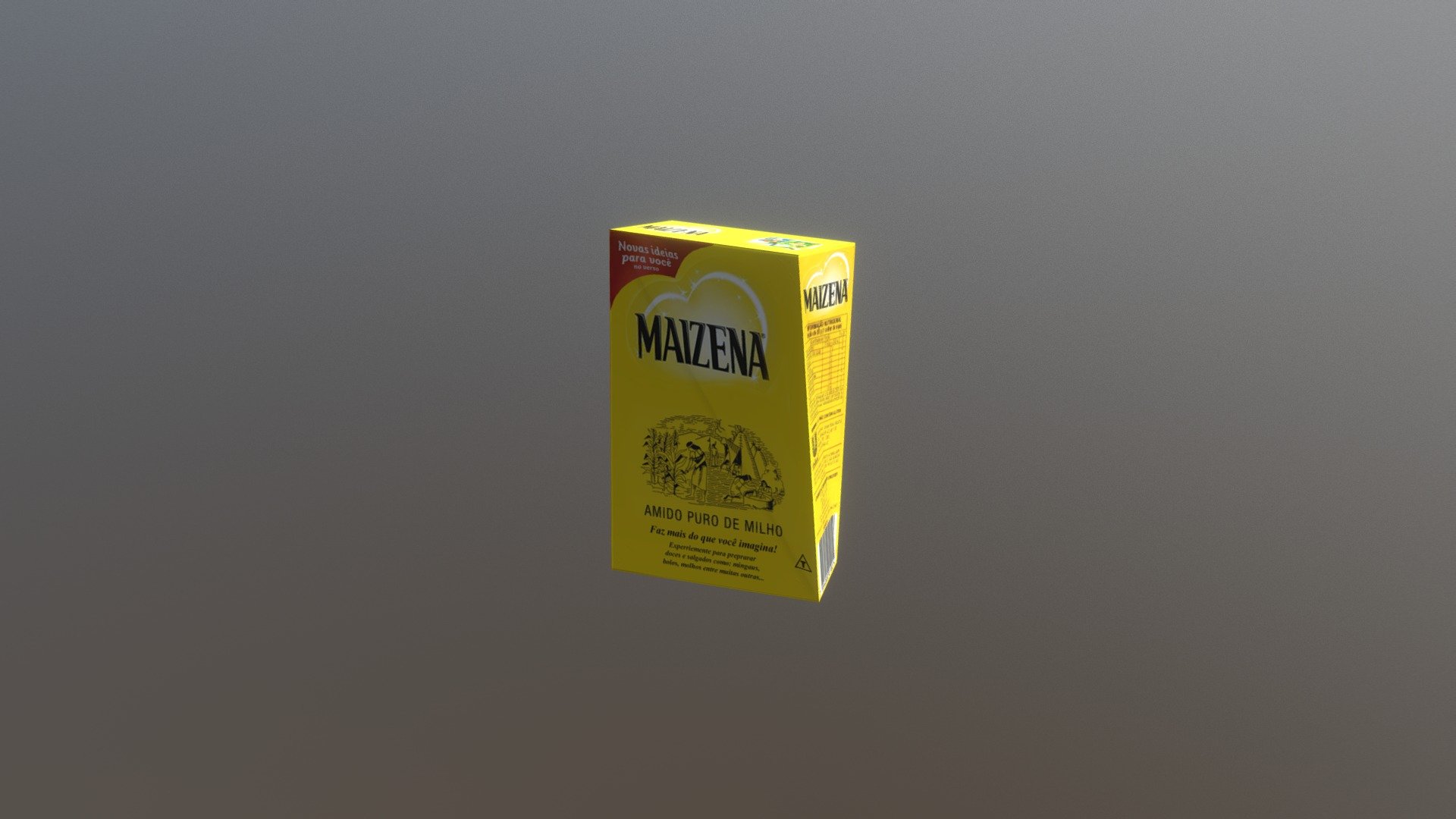 maizena box - 3D model by Alex.Sama [58943c0] - Sketchfab