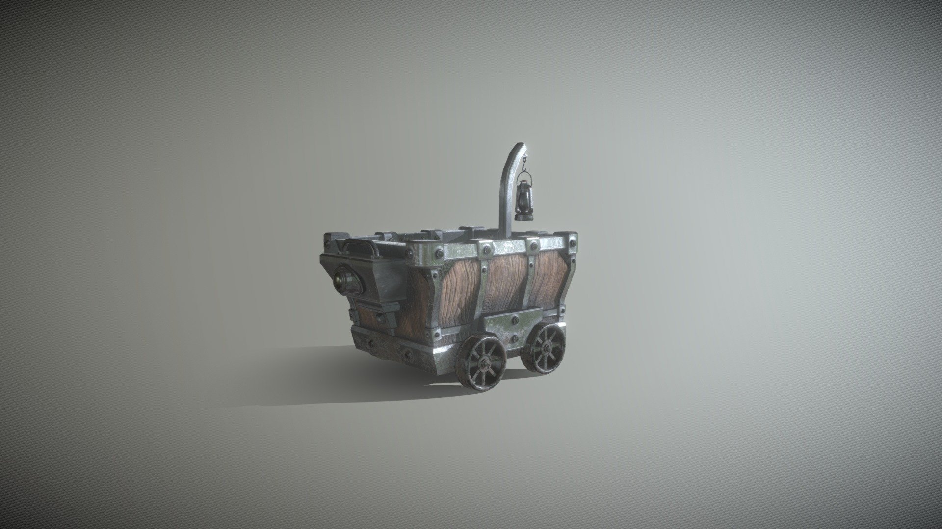 Chariot minier - 3D model by j_evolue [5894fbe] - Sketchfab