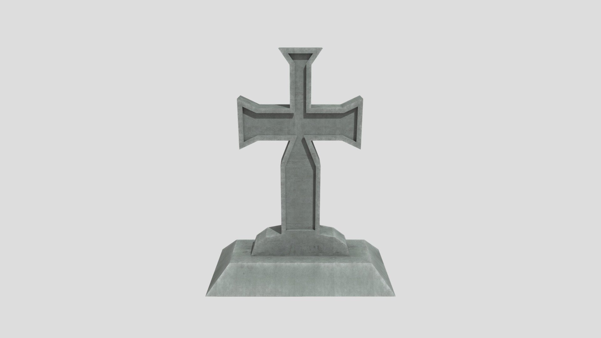 Cross Tombstone - Download Free 3D model by timbueno (@timbueno456 ...