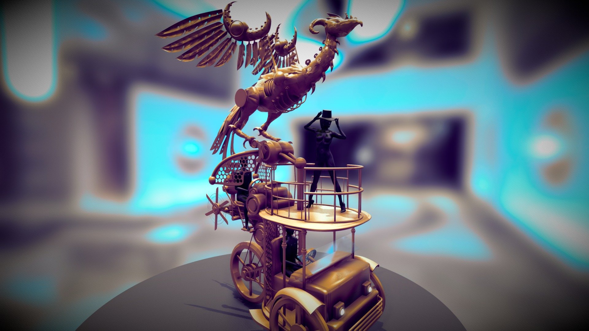Mechanical Bird - 3D model by DINAMUNINA (@DINAMUN) [58976cc] - Sketchfab