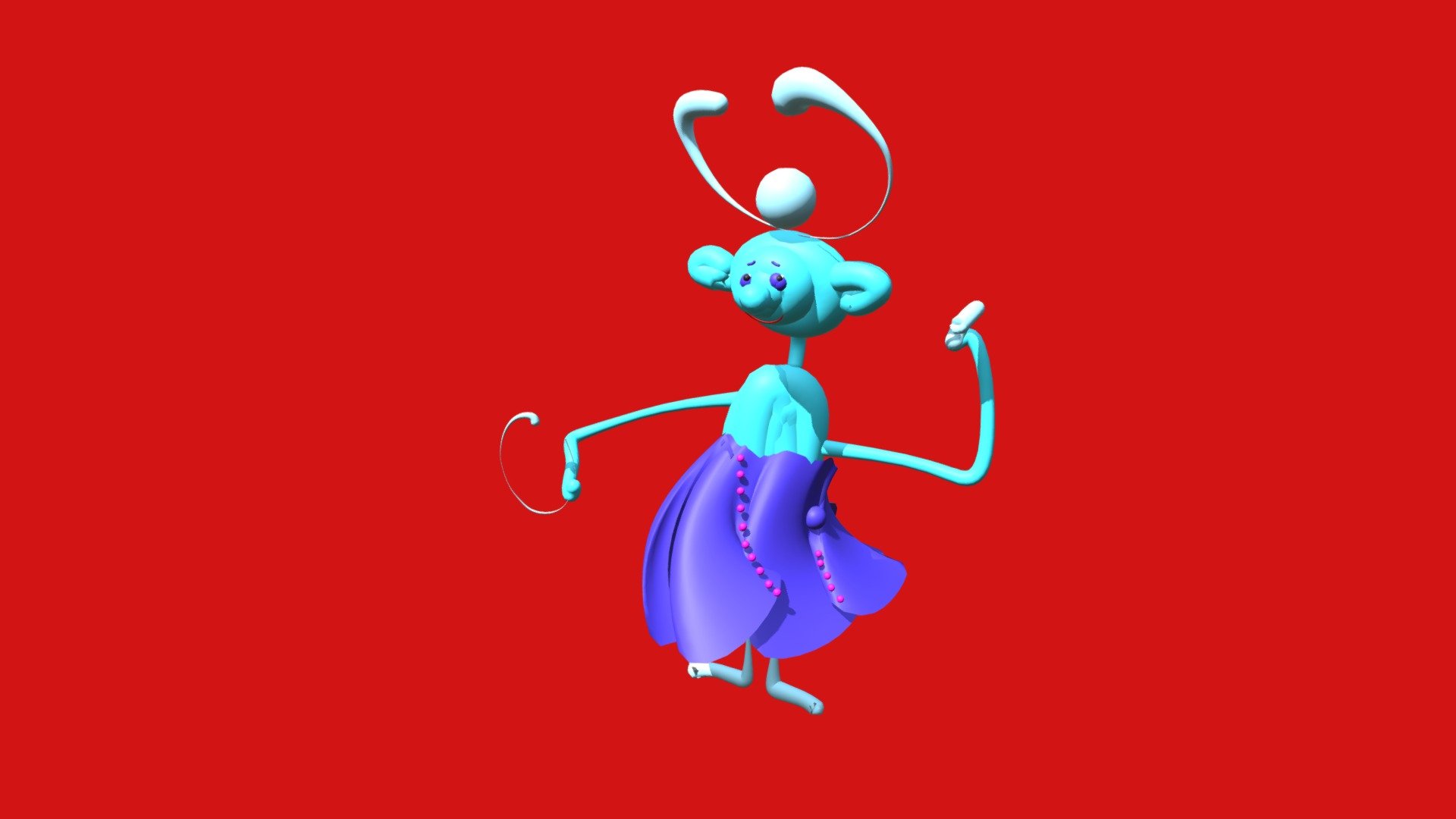 Blue& - 3D model by Olga Nabatova (@Nabatova) [58986e5] - Sketchfab