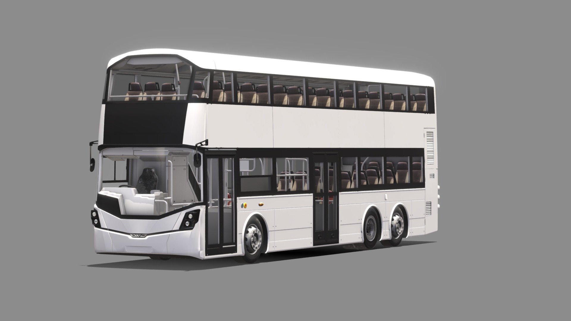 Hong Kong Volvo B8L - 3D model by Golden Fish PaPa (@goldenfishpapa ...