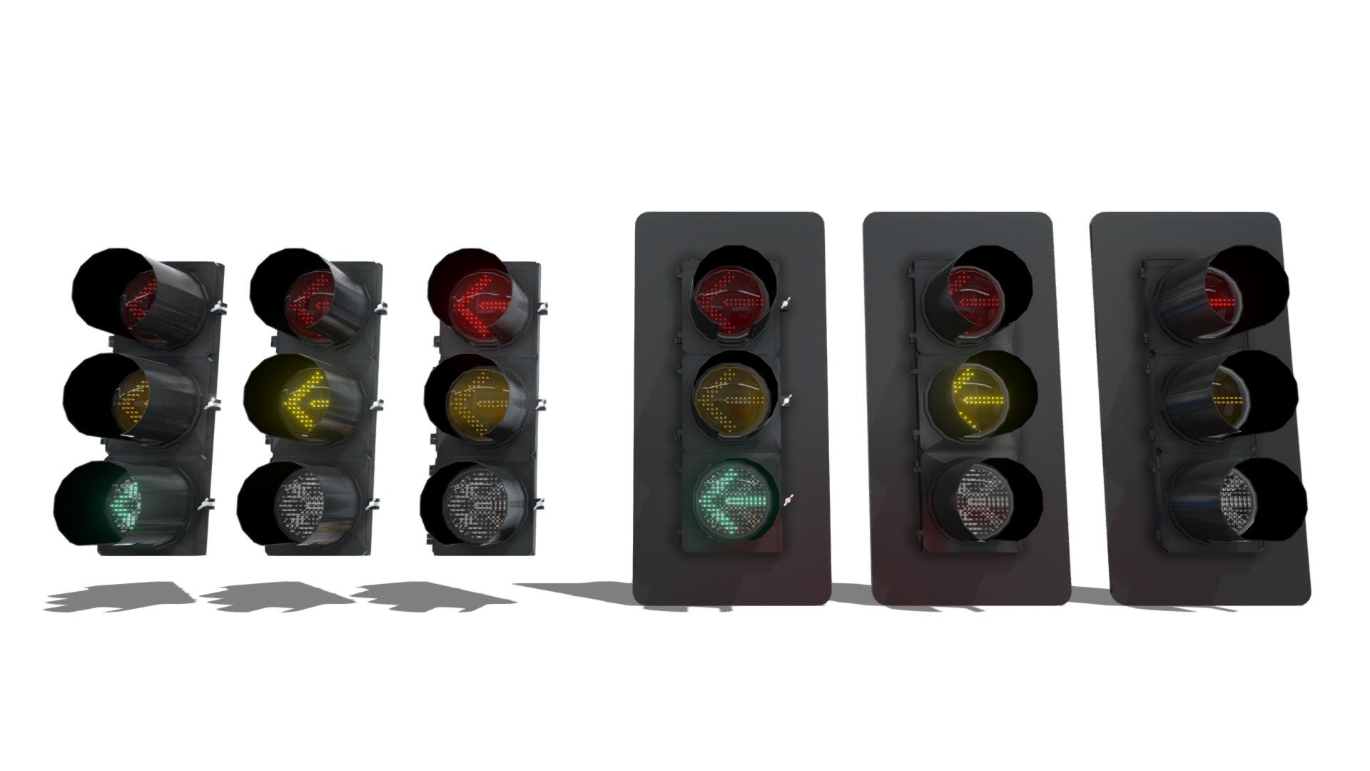 ITS LLC 8-inch left turn signals - Download Free 3D model by ...