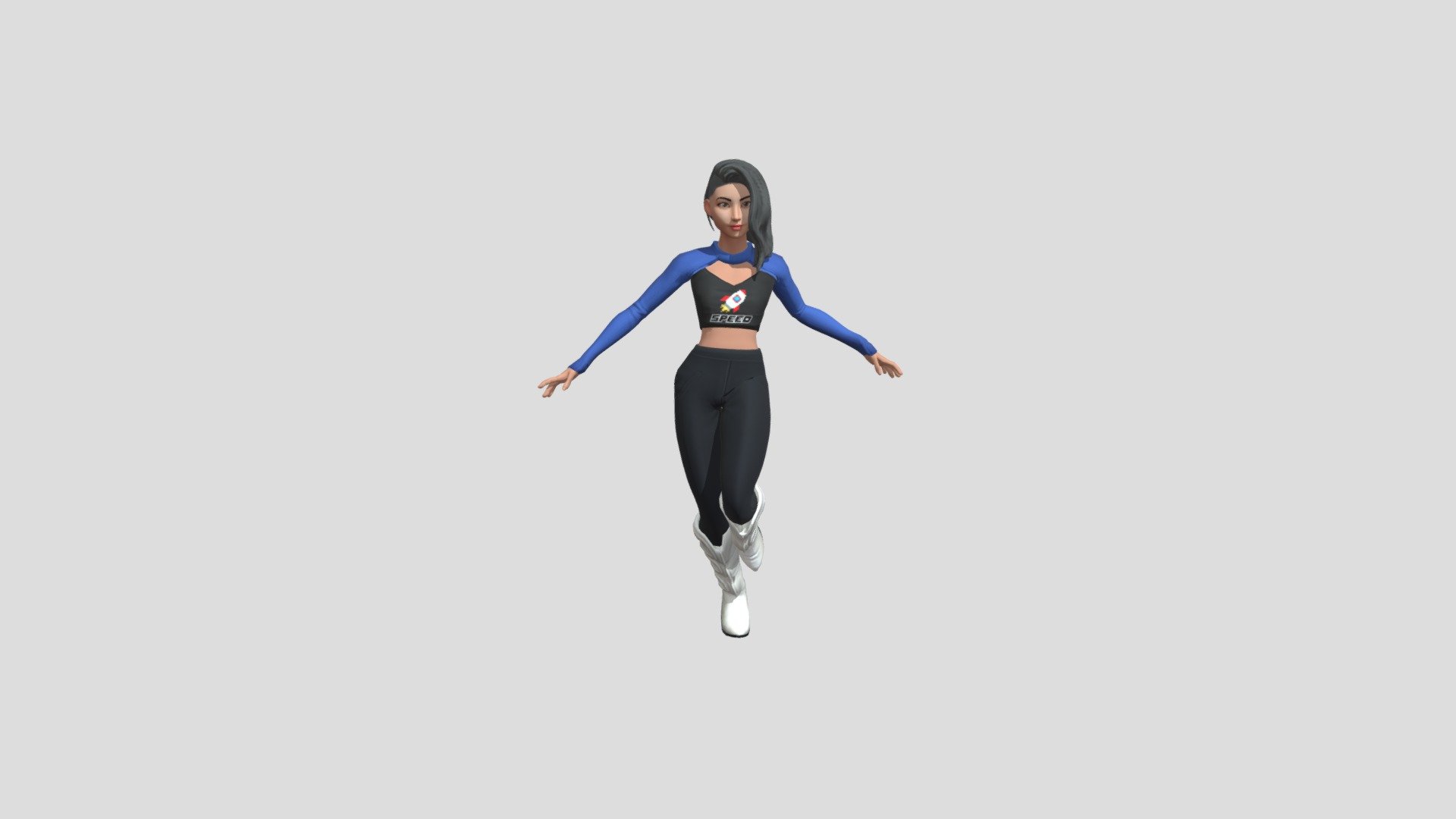 walking girl (cat walk) - Download Free 3D model by Armature Graphics ...