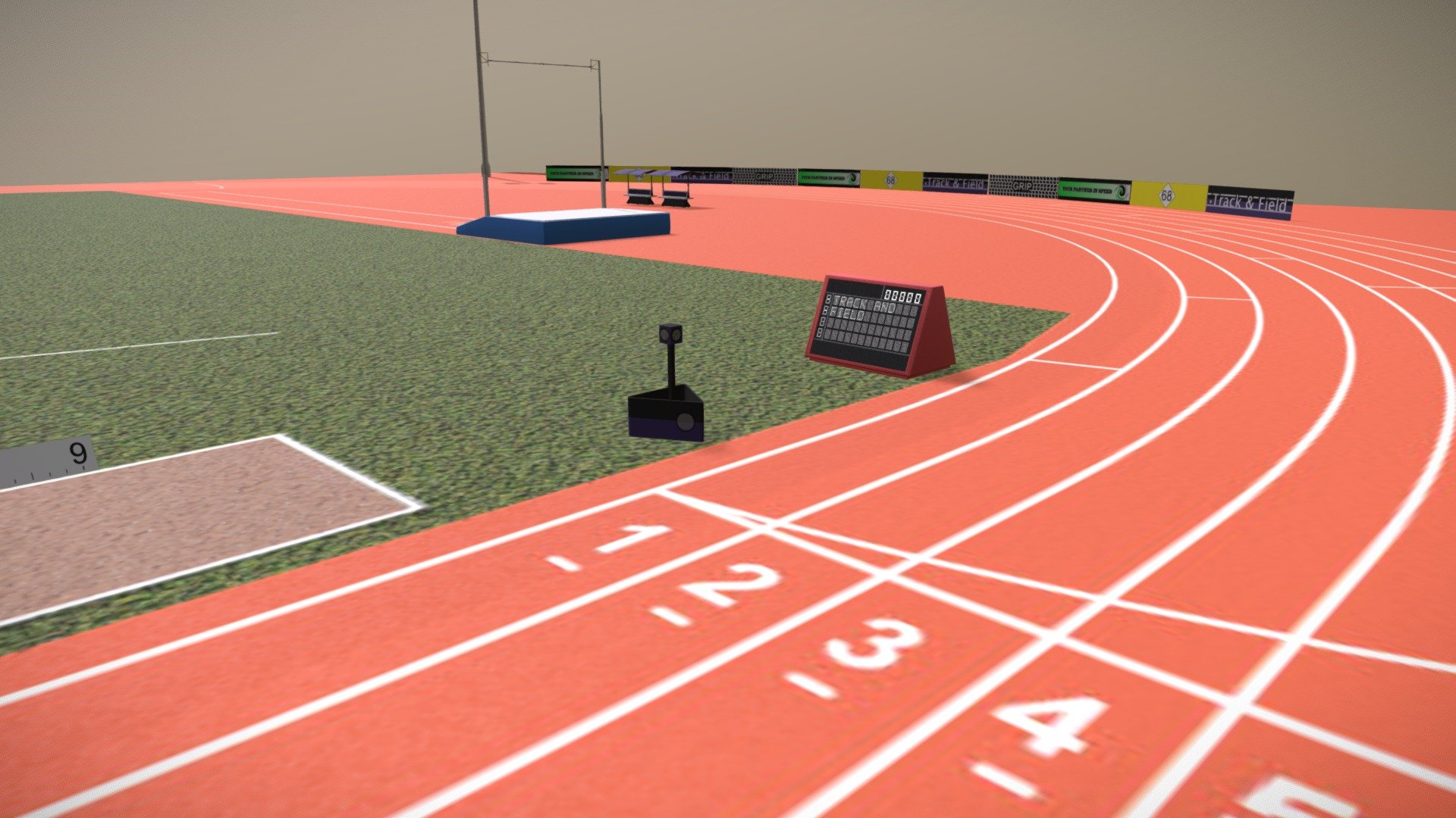 Track & Field - Buy Royalty Free 3D model by JG3D (@jg-3d) [589d5ab ...