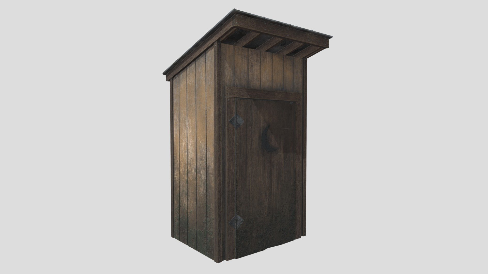Outhouse - 3D model by Charlotte Atwill (@atwillc) [589e1e7] - Sketchfab