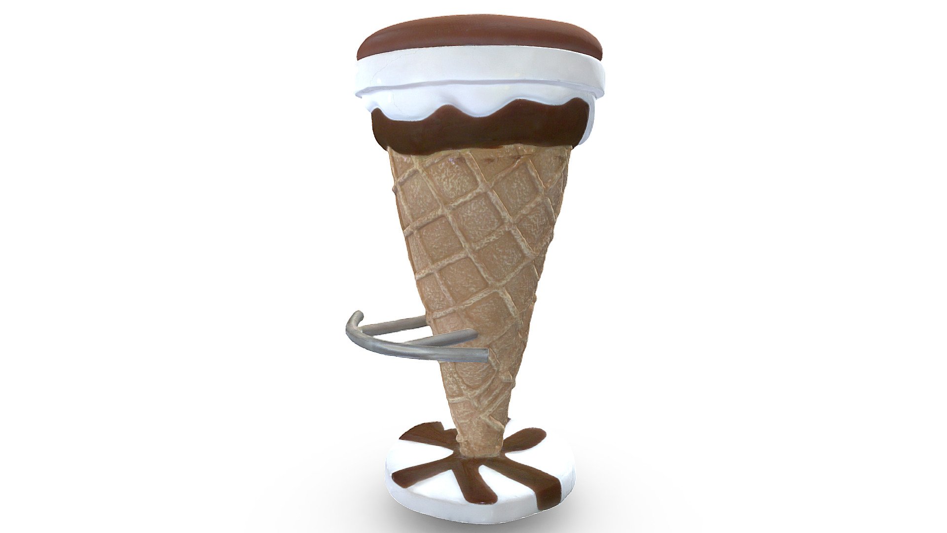 choco-ice-cream-stool - 3D model by TheInteriorGallery [589e847 ...