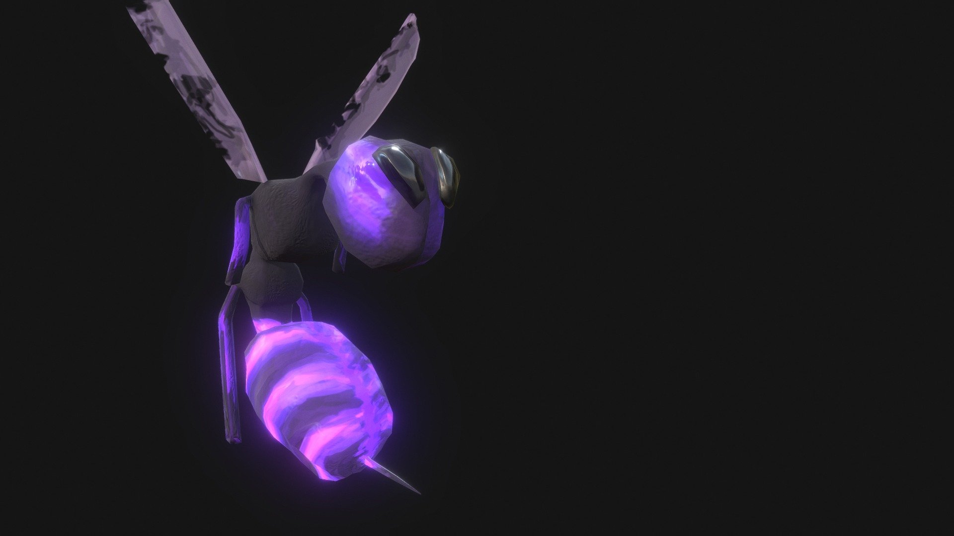 Quest for Chaos - Lv1 Bee Enemy - 3D model by ChrisMulholland [589f134 ...