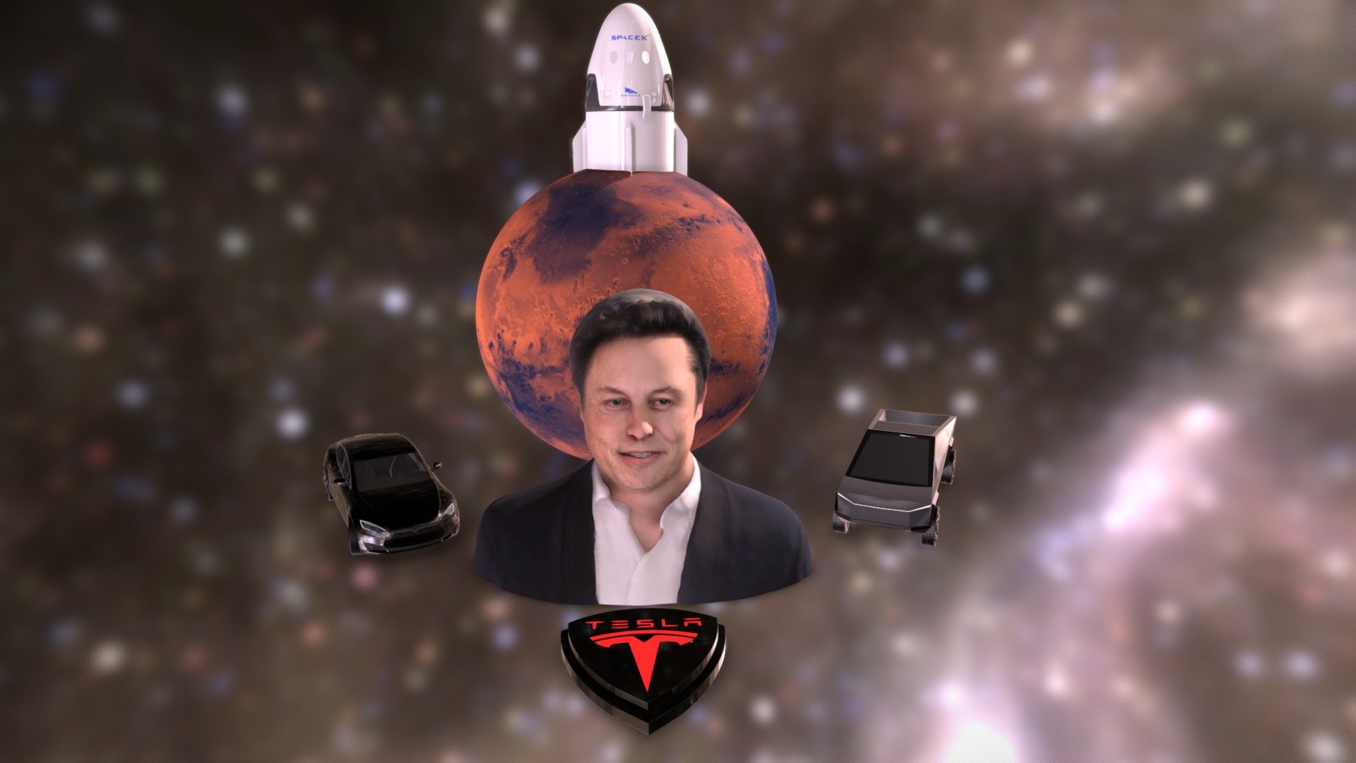 Elon Musk and Toys - 3D model by Havadan Harita / Buğrahan Yeni ...
