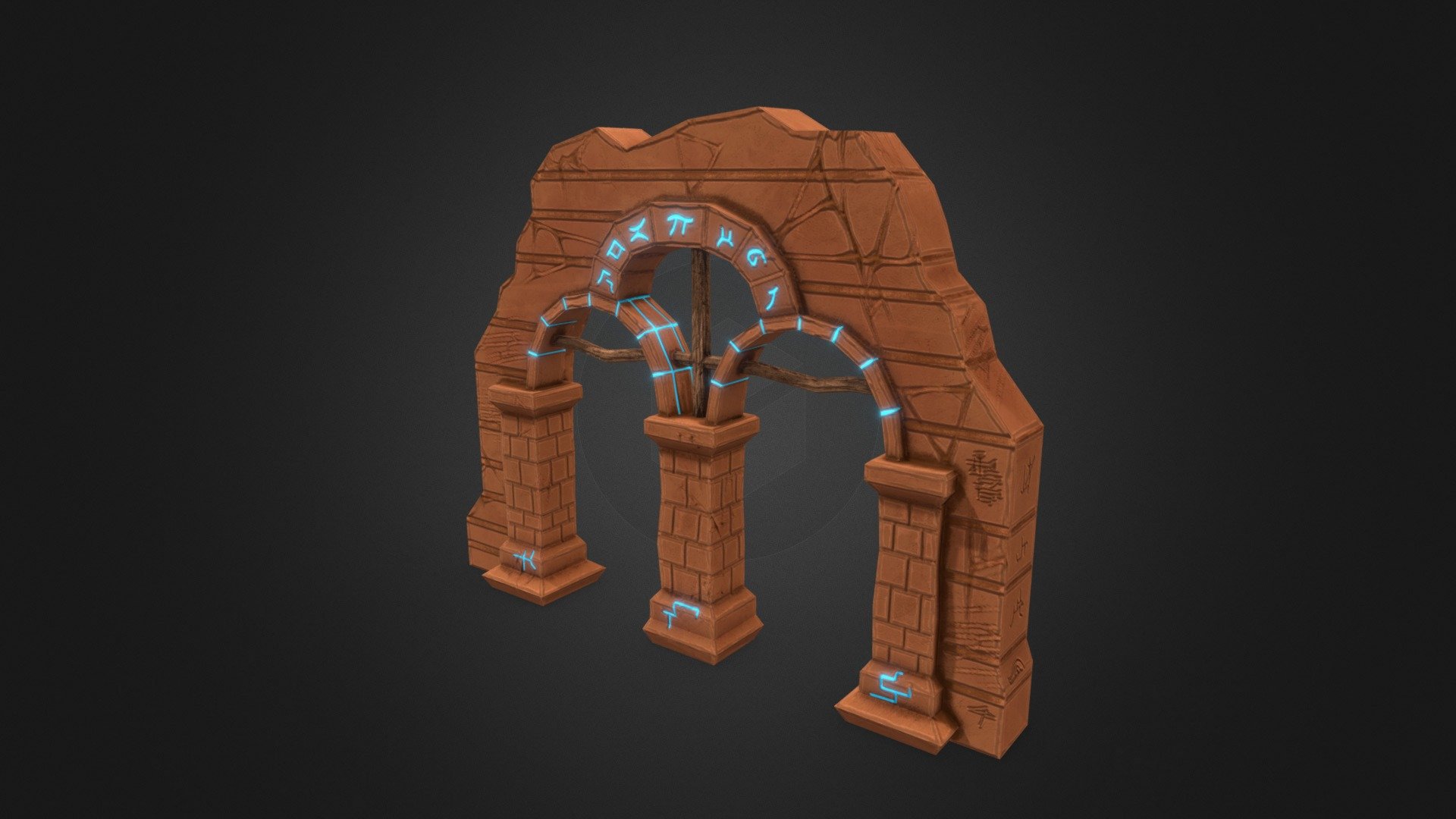 Gate - 3D model by al_okaidi_production (@Waleed_kh313) [58a0484 ...