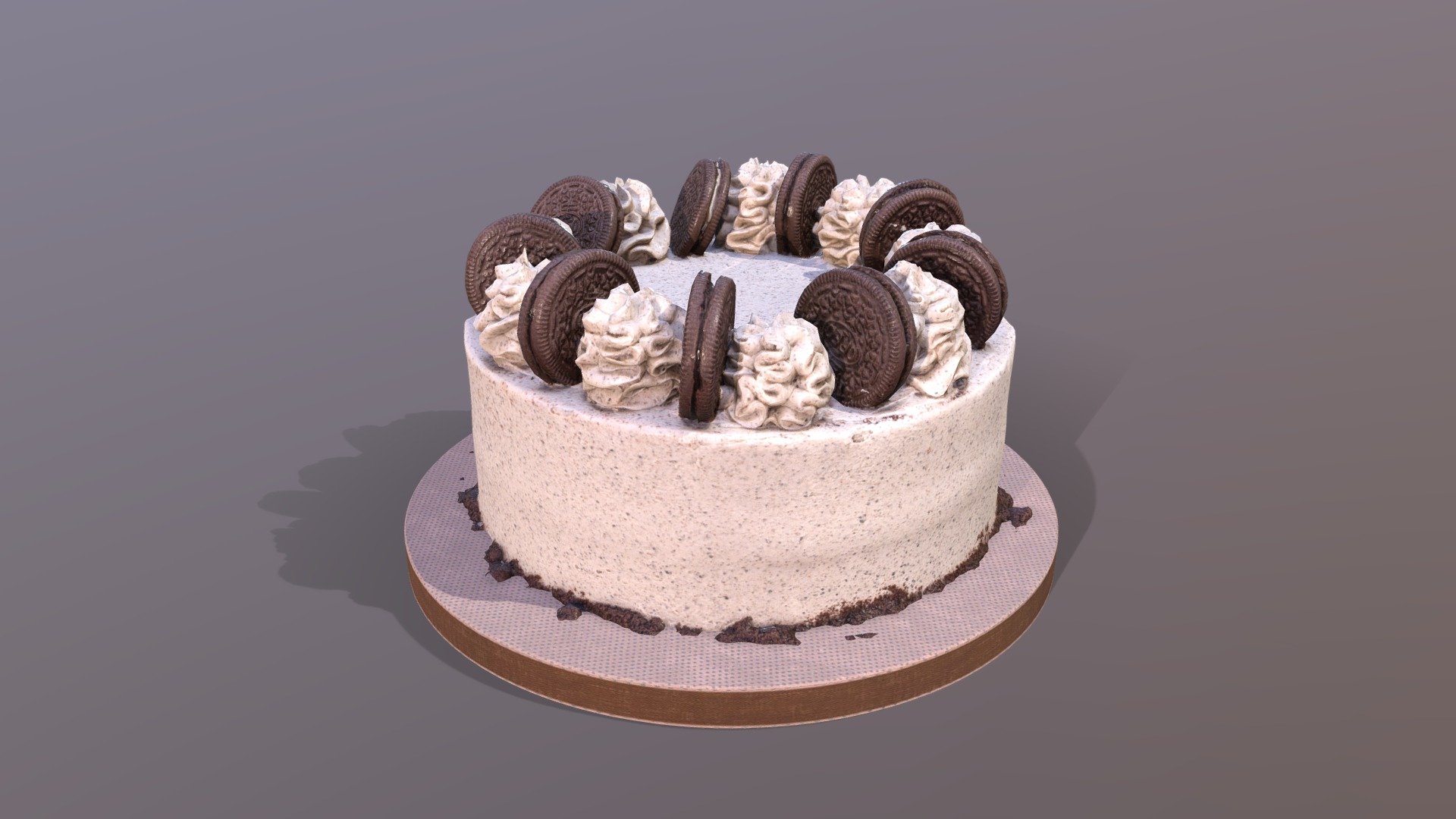 Oreo Cookie Cake - Buy Royalty Free 3D model by Cakesburg Premium 3D ...