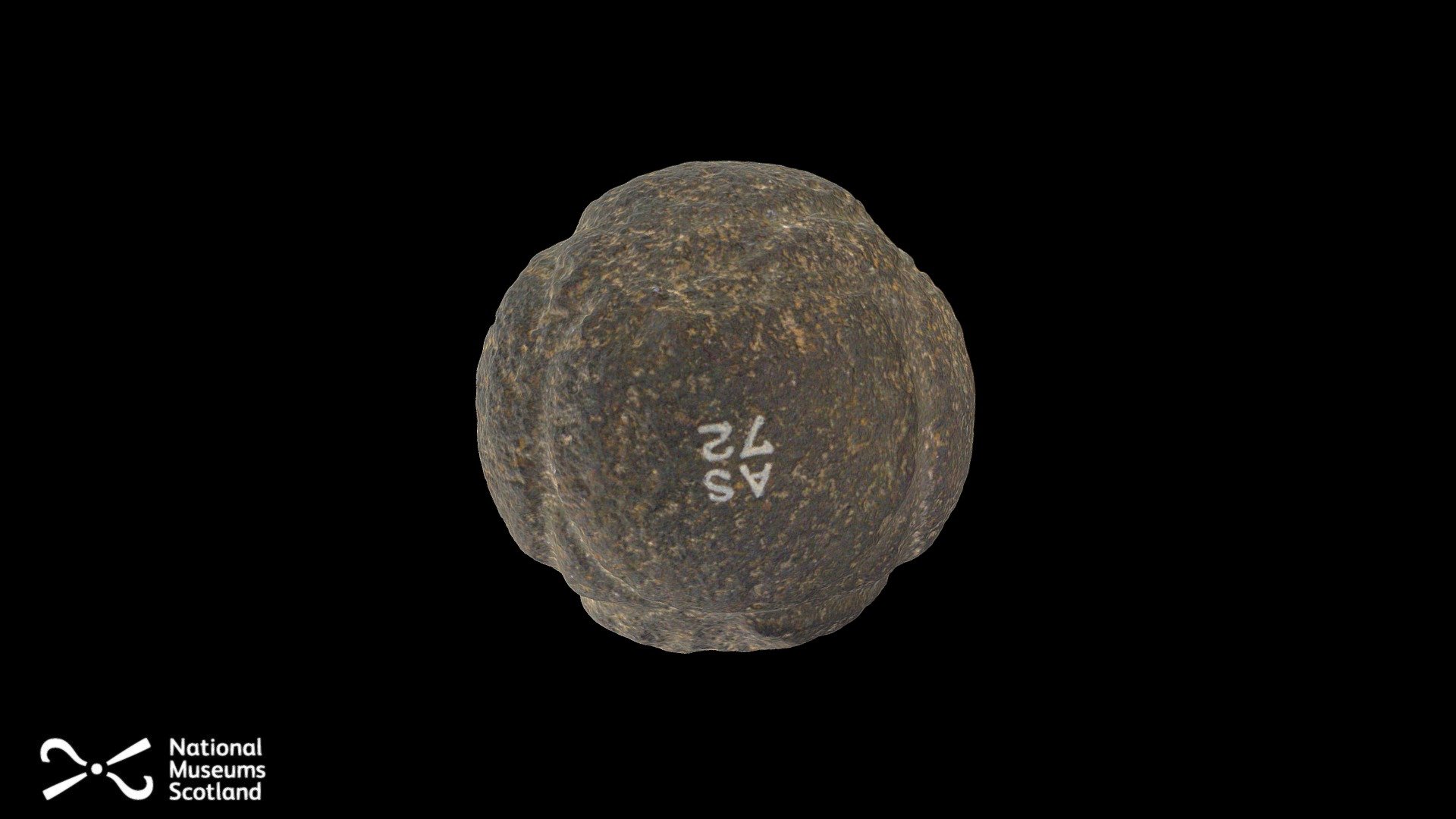 Carved stone ball, Strathspey, Moray, Scotland - 3D model by National ...