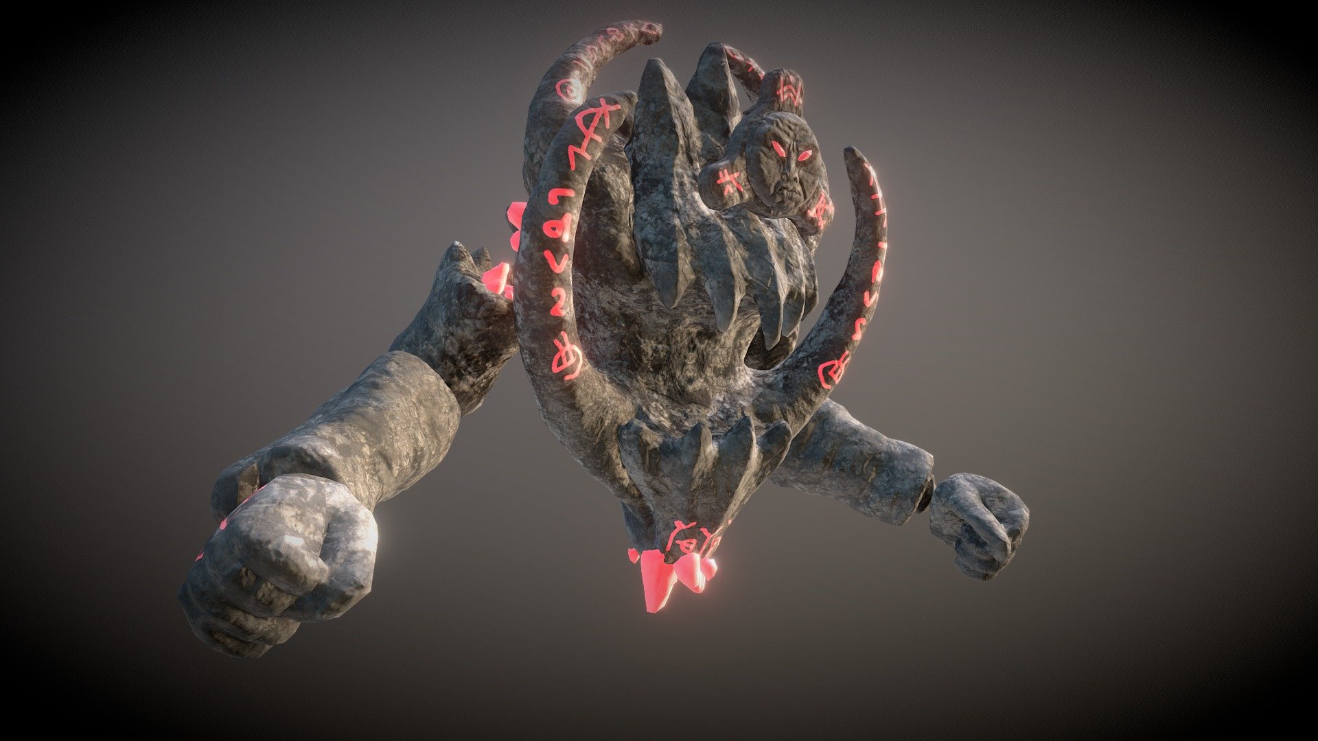 Golem Boss - 3D model by Eduardo Kuhn (@eduardokuhn) [58a3880] - Sketchfab