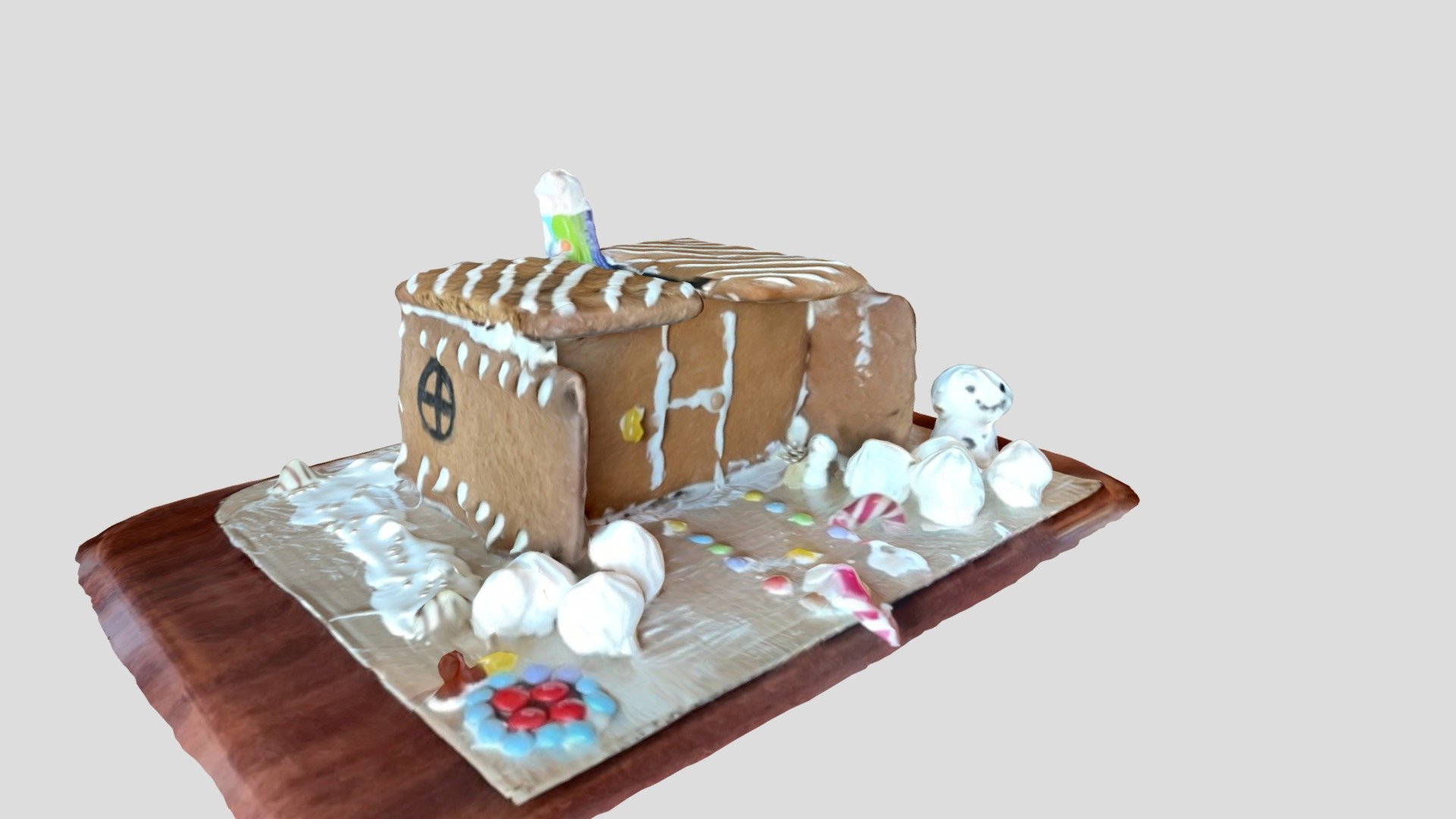 Gingerbread house 3 - 3D model by TSACS [58a3d00] - Sketchfab