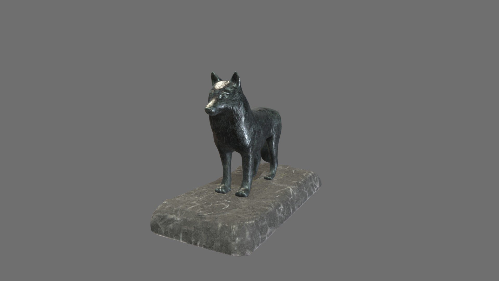 3D Wolf - 3D model by EmelyneDethinne [58a5562] - Sketchfab