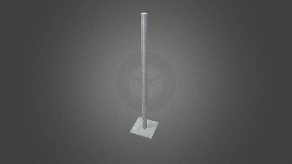 Ground Mount 2 Meter Pole - 3D model by TimeLapseME [58a6904] - Sketchfab