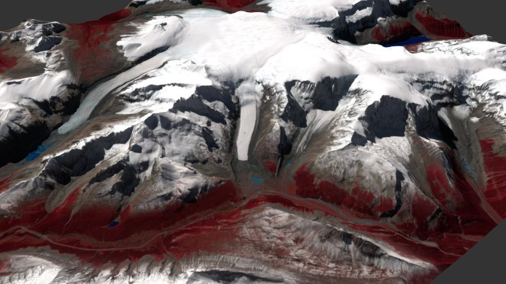 Athabasca Glacier / Columbia Icefield (draft) - Download Free 3D model ...