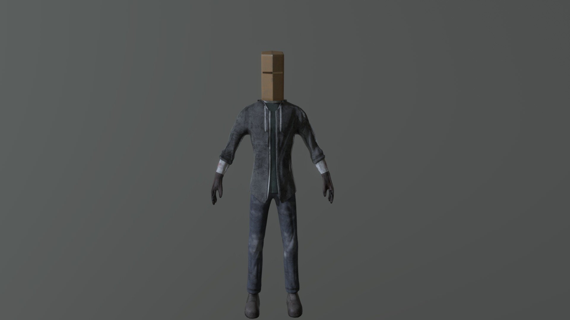 Box Man - 3D model by Mr.jitters [58aa45b] - Sketchfab