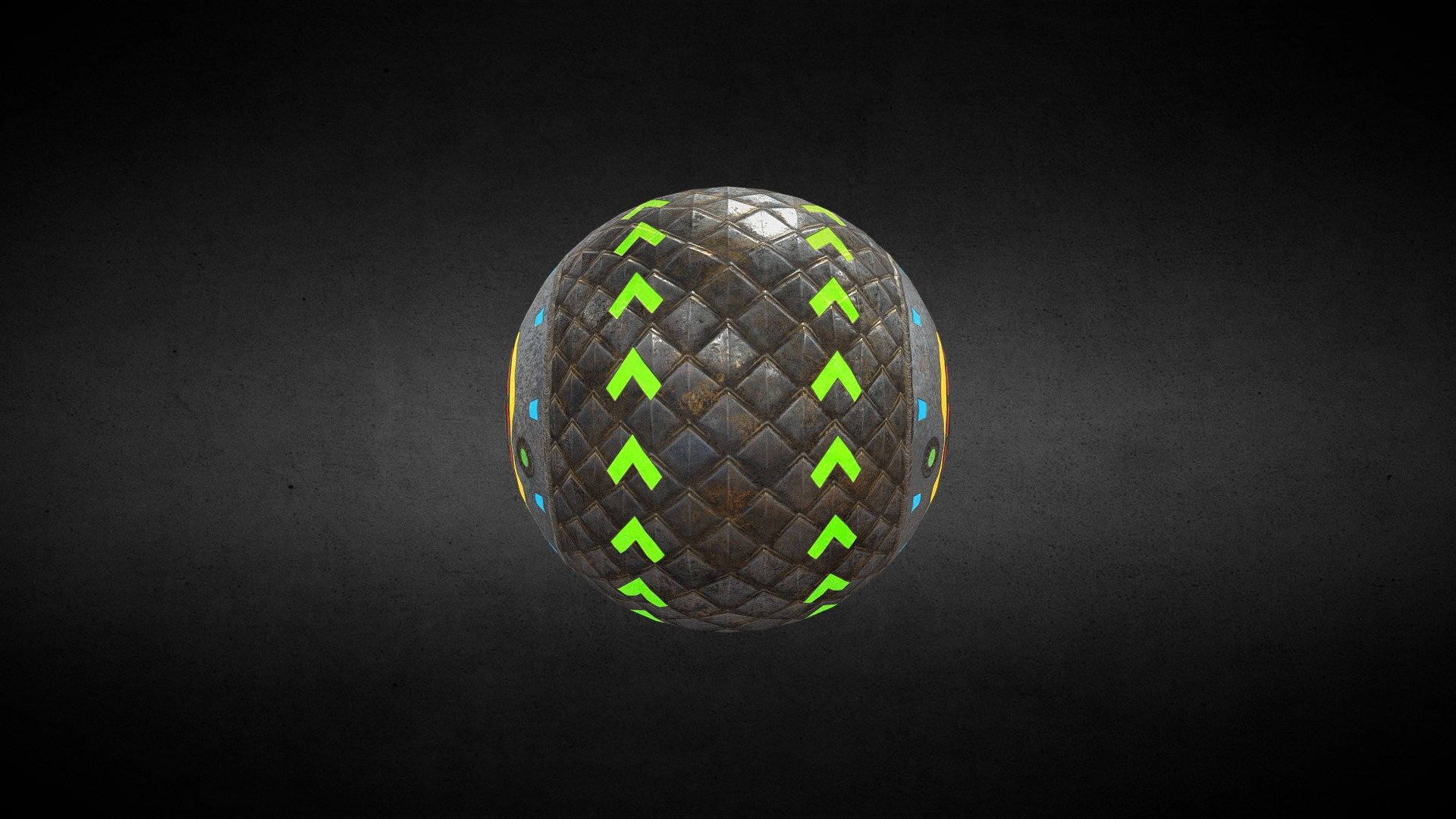 Scifi Spin Ball - 3D model by rizwan.xii [58ab0fe] - Sketchfab
