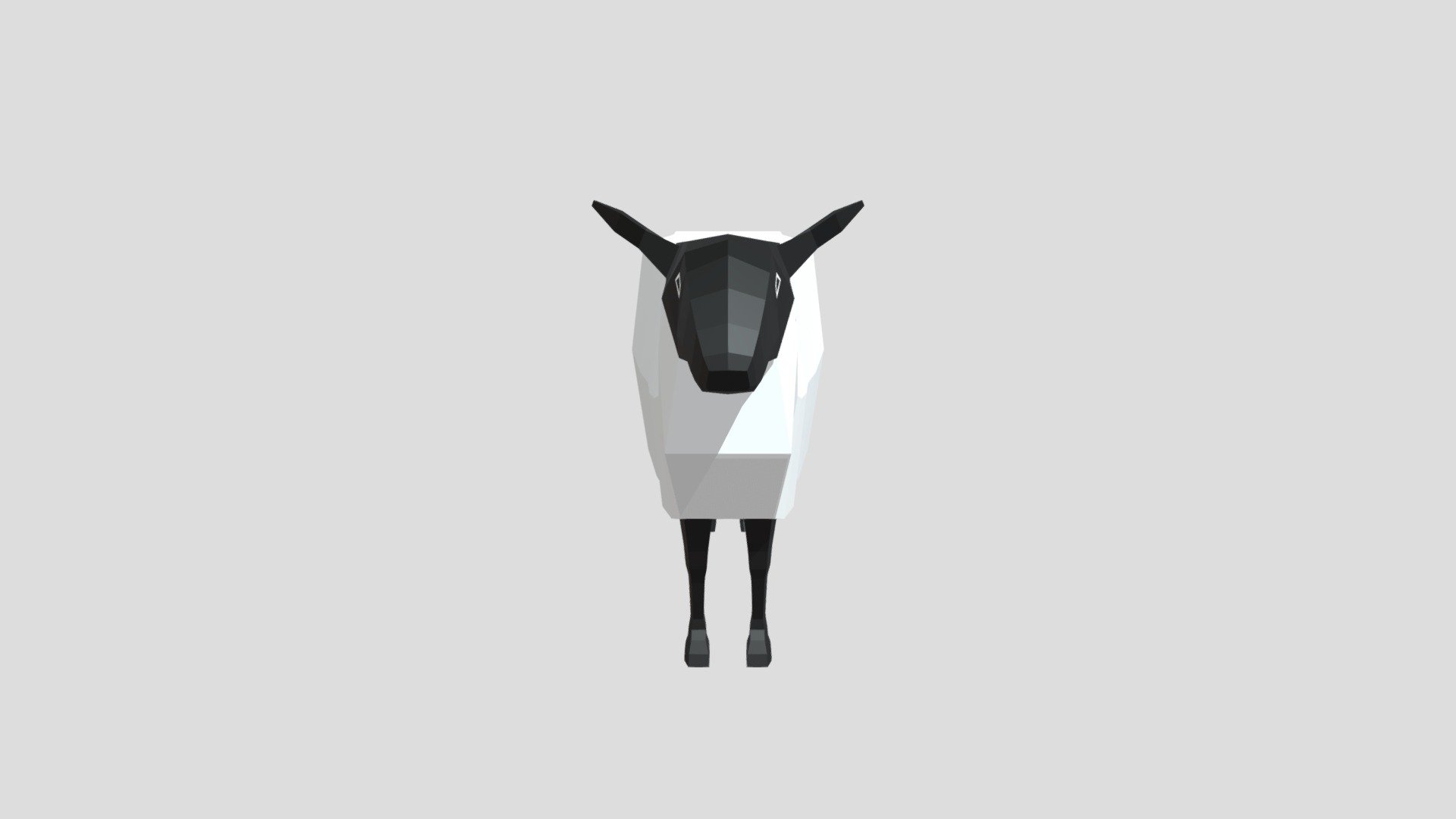 Low Poly Sheep - Download Free 3D model by Akinremi [58abc84] - Sketchfab