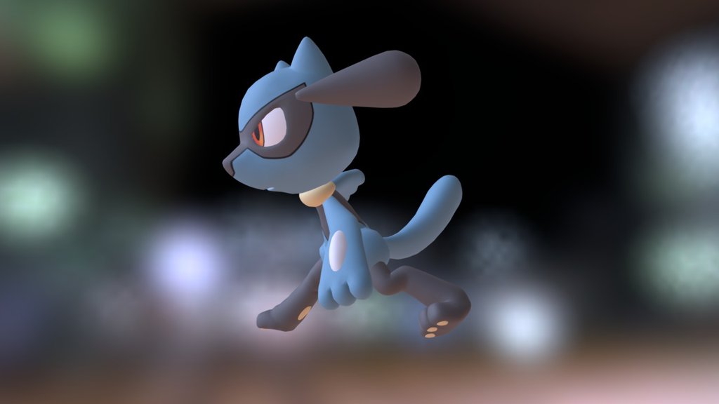 Riolu - 3D model by laczabetyar [58acbbb] - Sketchfab