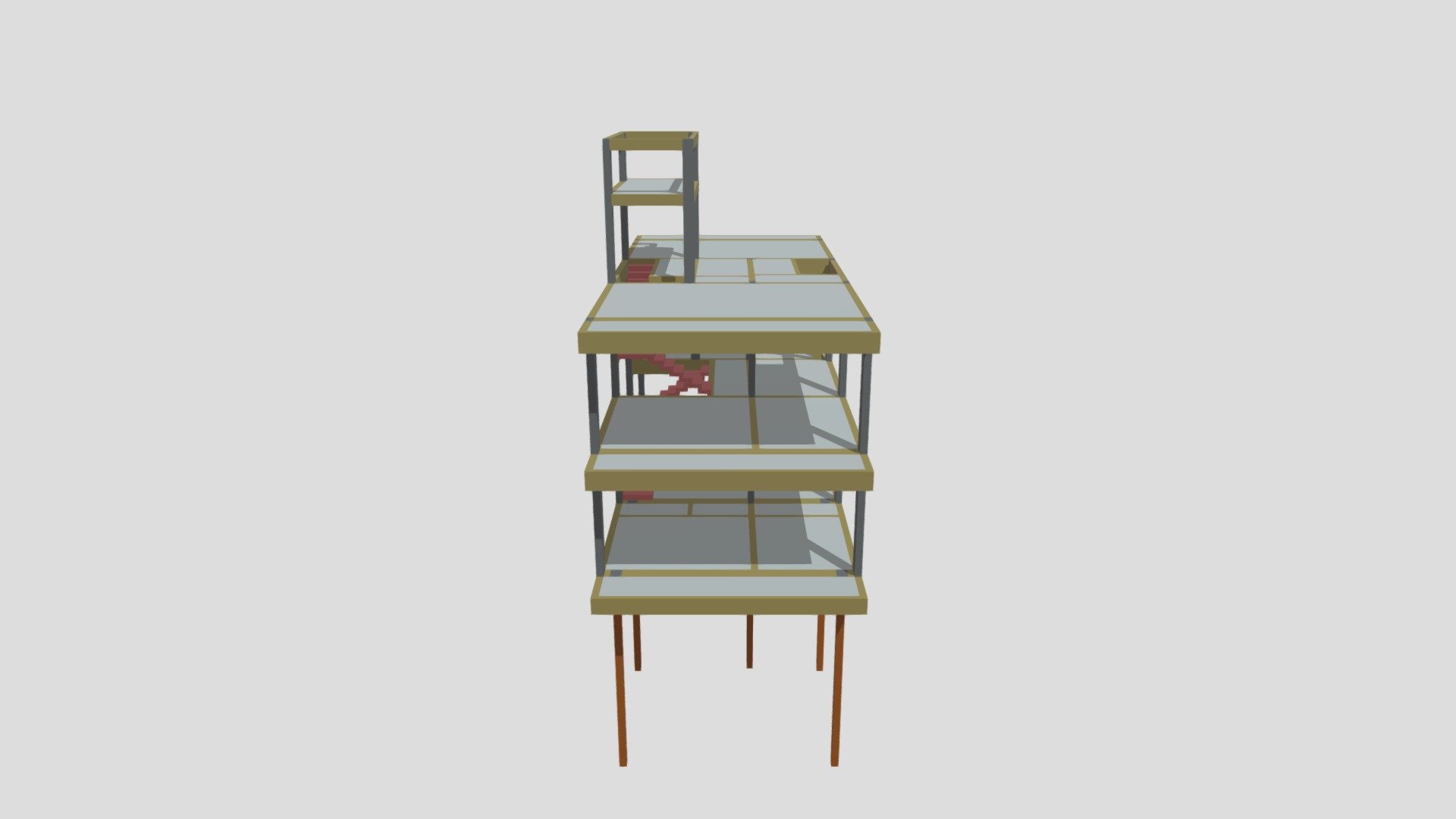 Modelo estrutural preliminar - LT71 - 3D model by Summit Engenharia ...