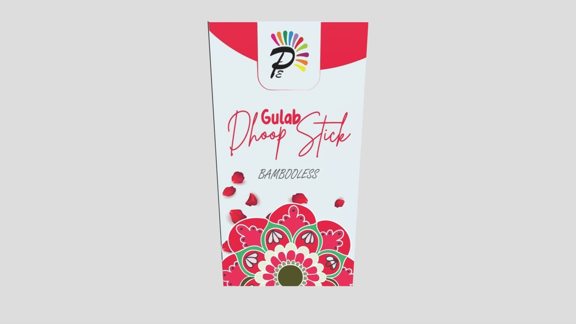 3D Packaging Mockup – Gulab Dhoop Stick Box - 3D model by ashwinibi2 ...