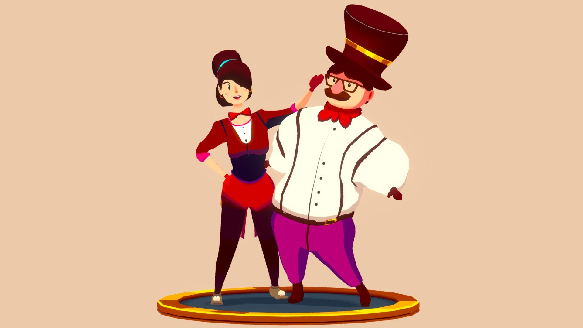 Magical Duo - Download Free 3D model by dorodo [58af0cf] - Sketchfab