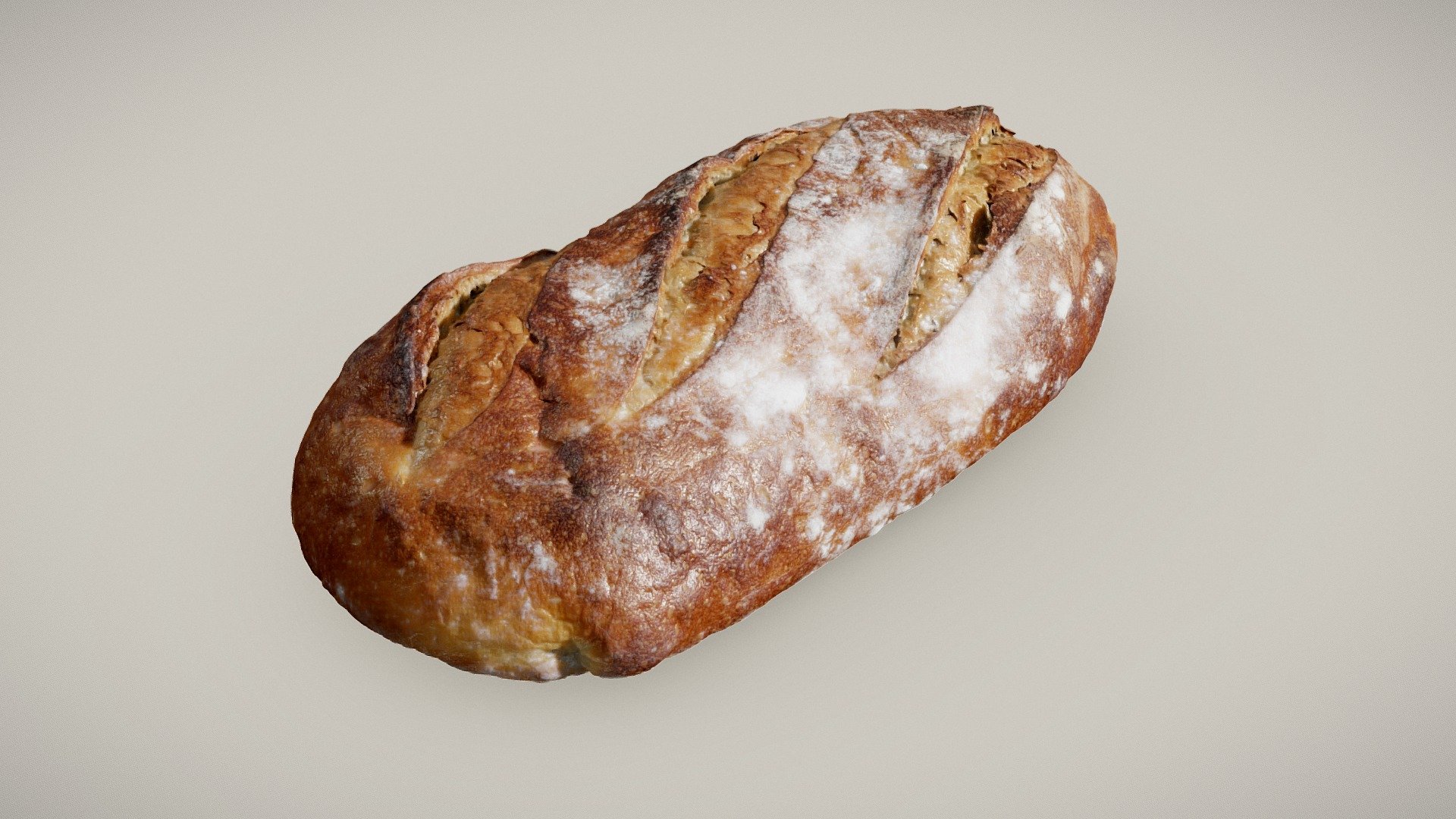 Rustic Sour Bread - Buy Royalty Free 3D model by inciprocal ...