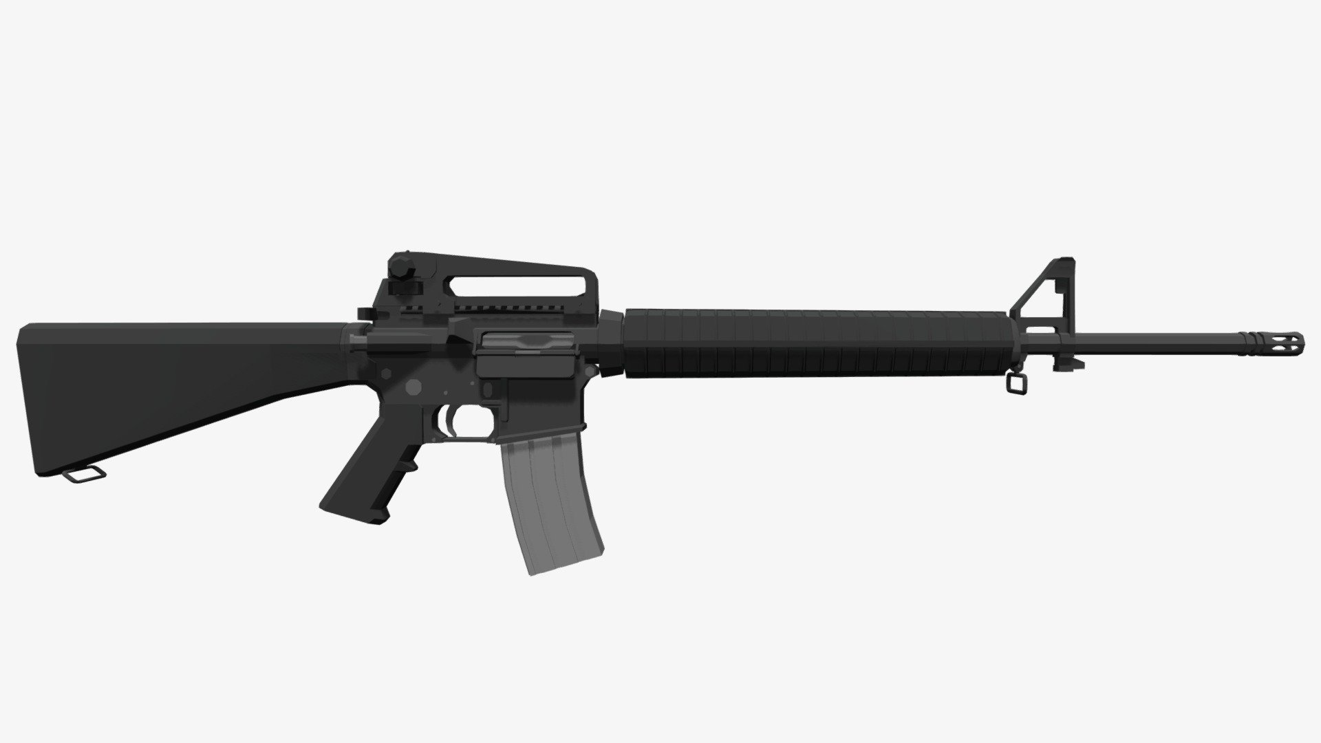 Low Poly M16 - Download Free 3D model by samanthacford [58af636 ...