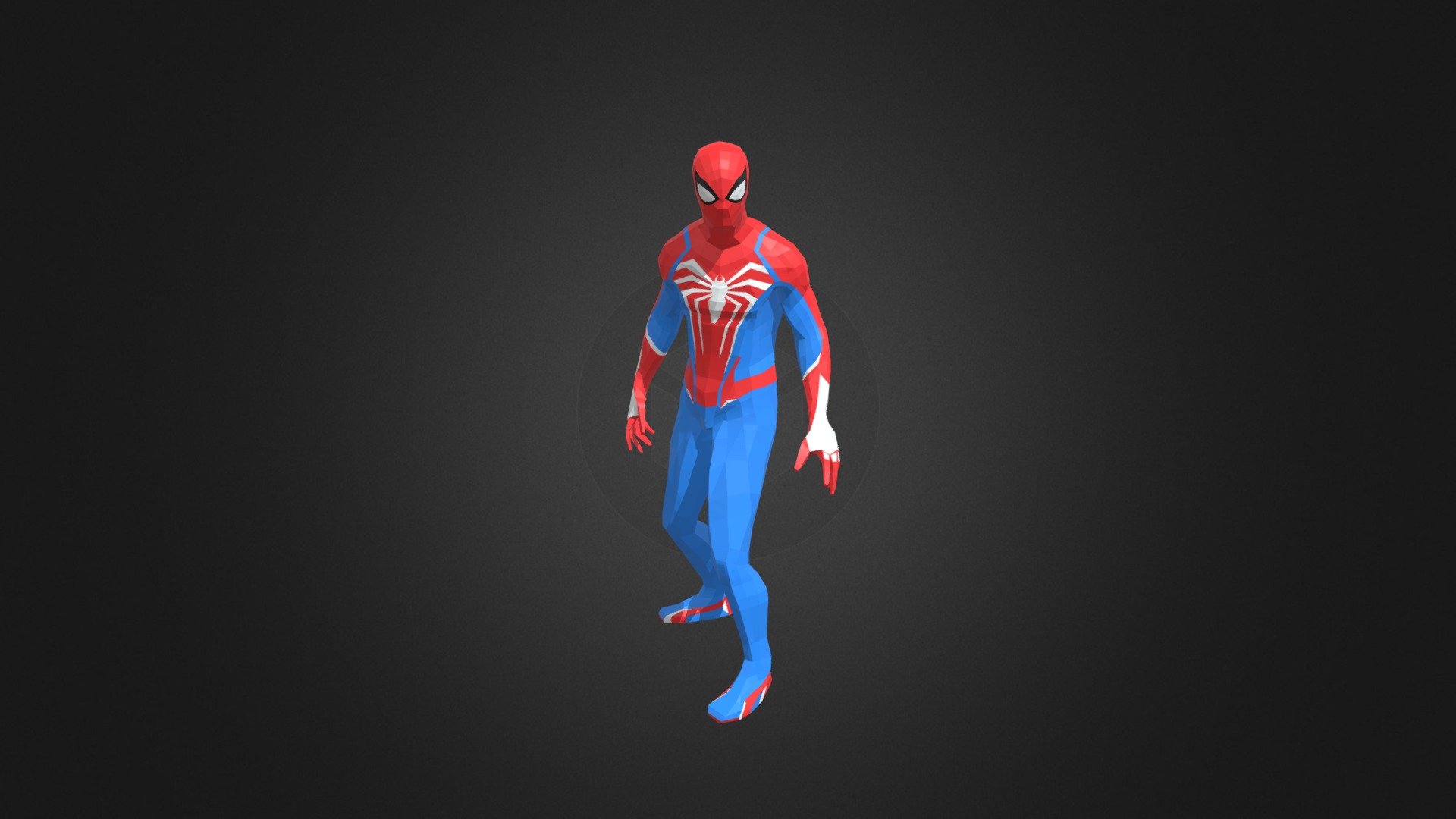 Low-Poly Spider-Man Advanced Suit 2.0 - Download Free 3D model by jerrylxia [58affbb] - Sketchfab
