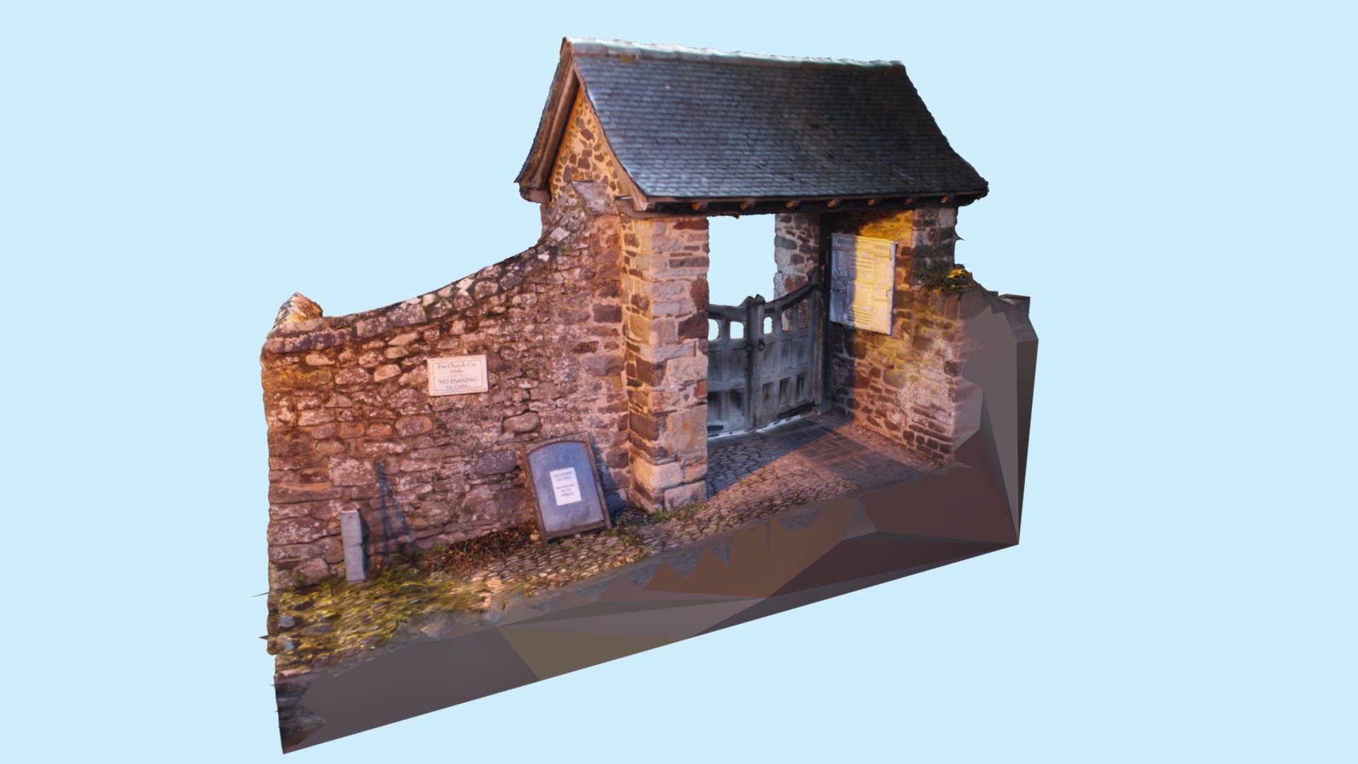 Minehead Church Lychgate - Download Free 3D model by Bob Currie (@mooreheadmodels) [58b02ab ...