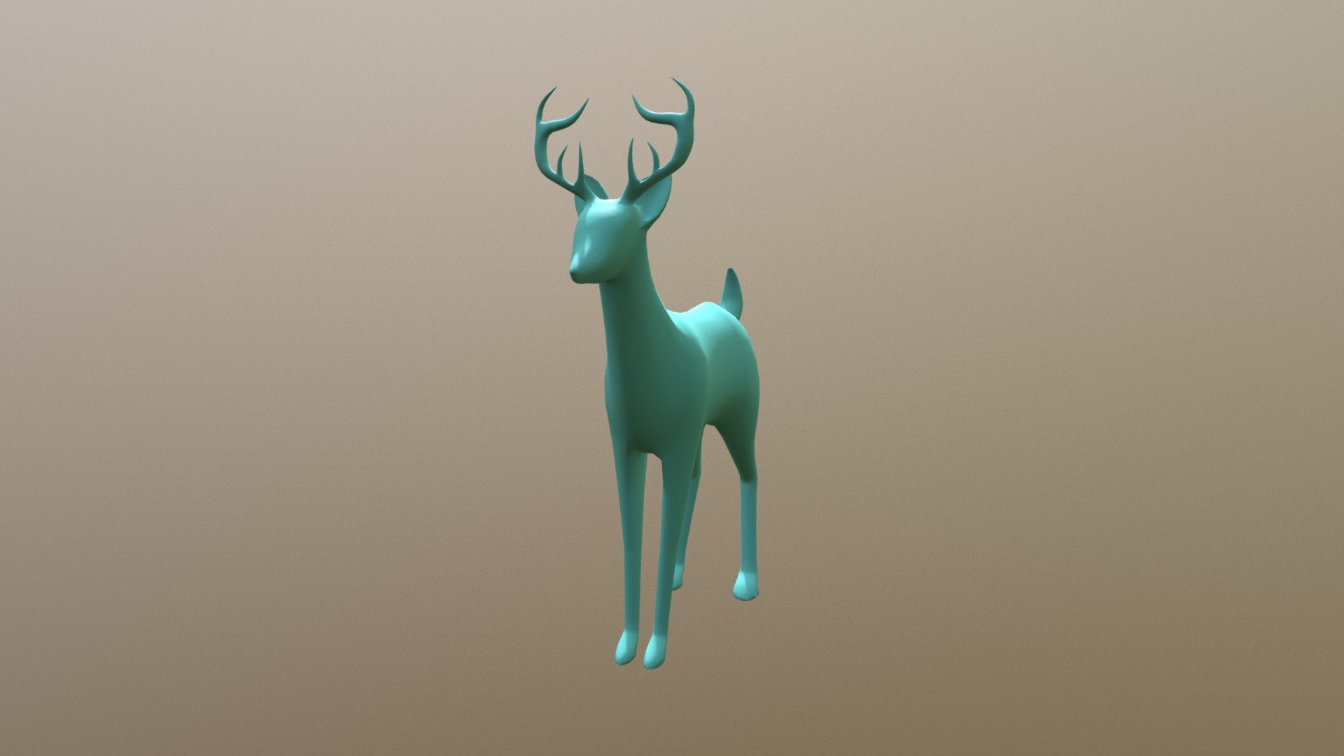 Bucks Stag (LowPoly) (3D Printable) - Download Free 3D model by ...