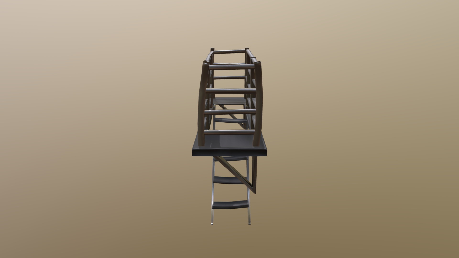 Fire Escape - 3D model by monsterneighbour [58b1f2f] - Sketchfab