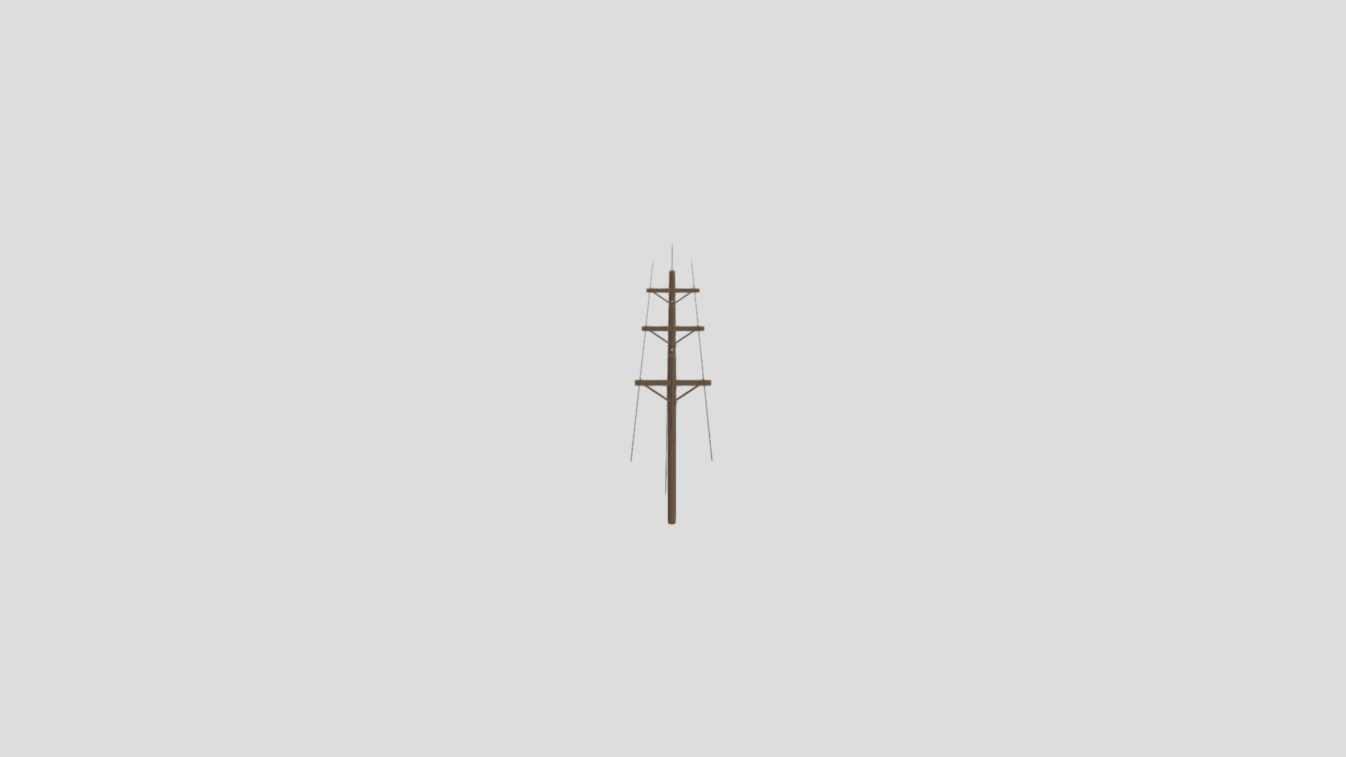 Telephone pole from Poly by Google - Download Free 3D model by ...