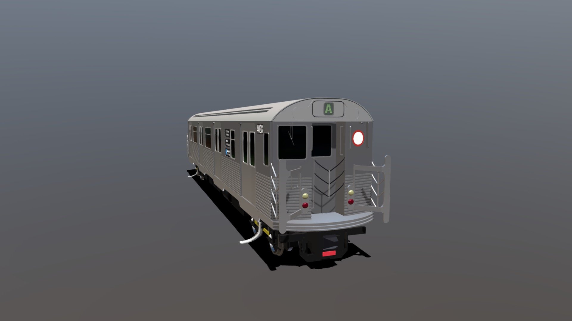 NYCT R38 St. Louis Subway car - Download Free 3D model by NanoRay [58b4495] - Sketchfab