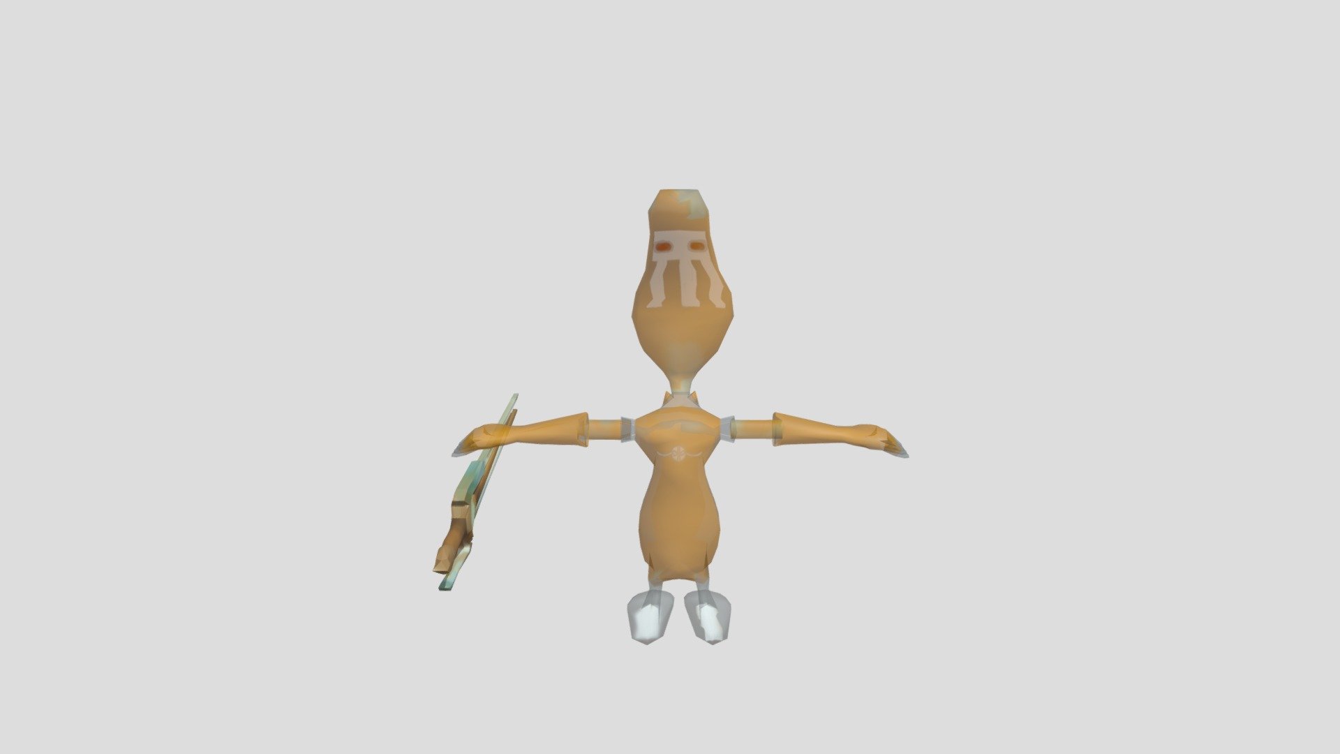 Robot alien with sword - Download Free 3D model by falloister [58b50ea ...