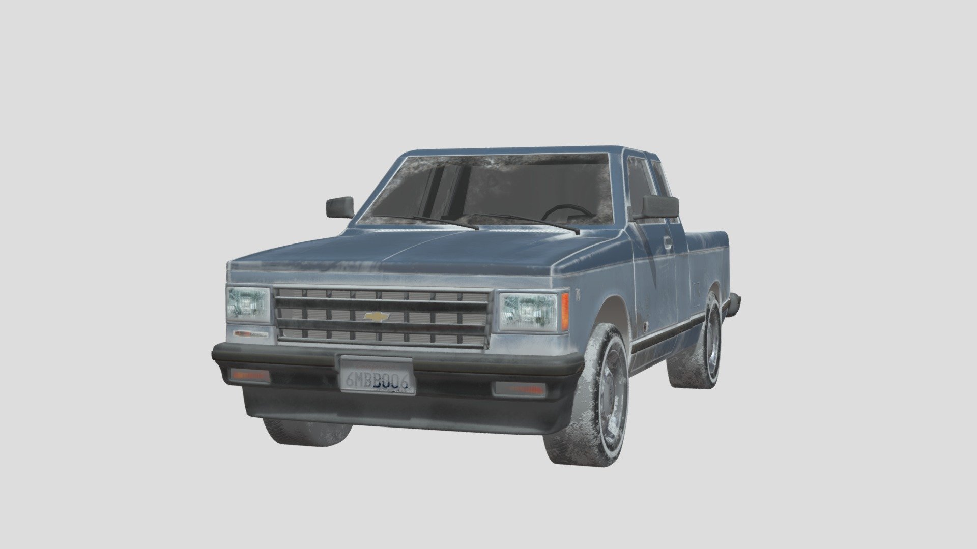 Chevy S10 Pickup 1990 (snowy) - Download Free 3D model by zhe_kan ...