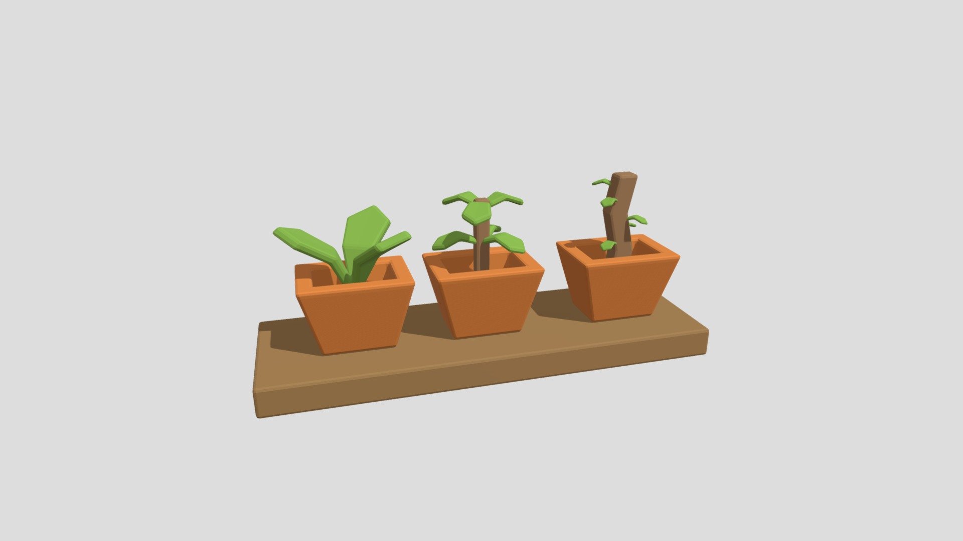 Low poly plants - Download Free 3D model by Meilleure [58b84ed] - Sketchfab
