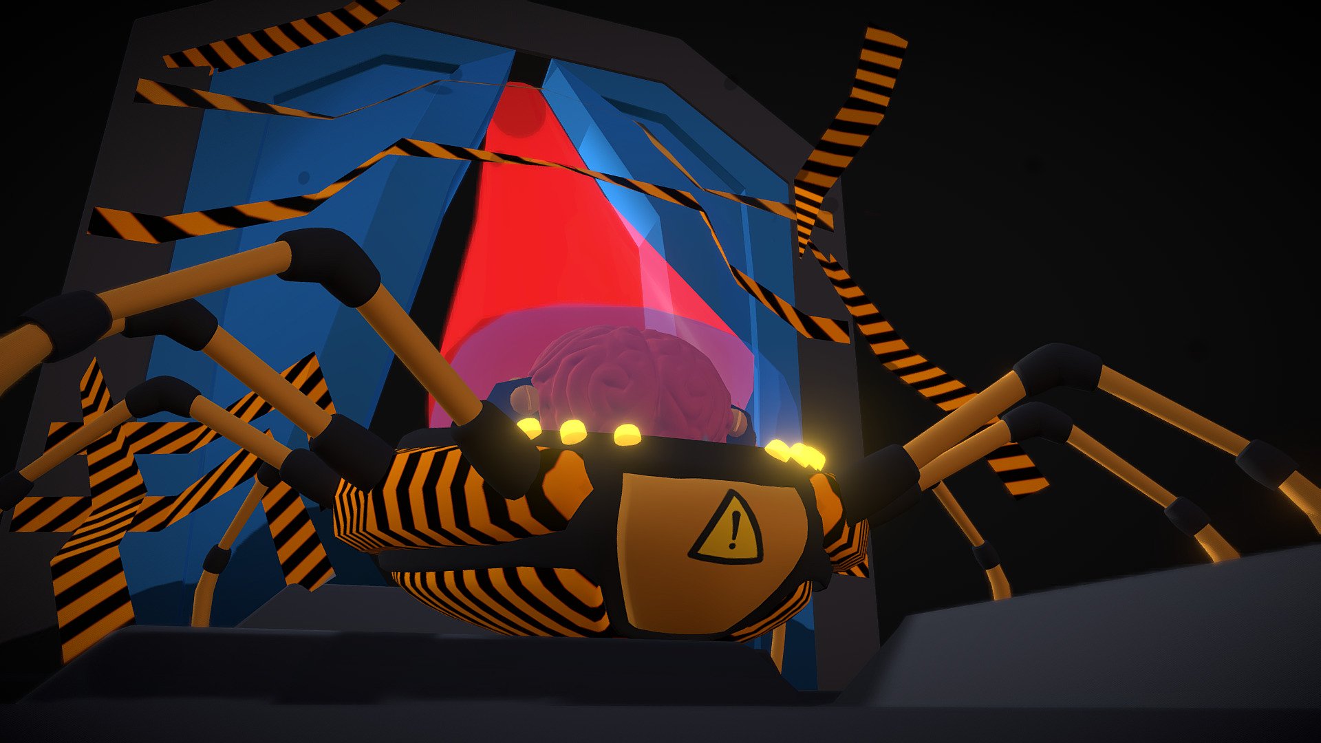 Spider_Brain_001 - 3D model by John (@JohnHB) [58b90a9] - Sketchfab