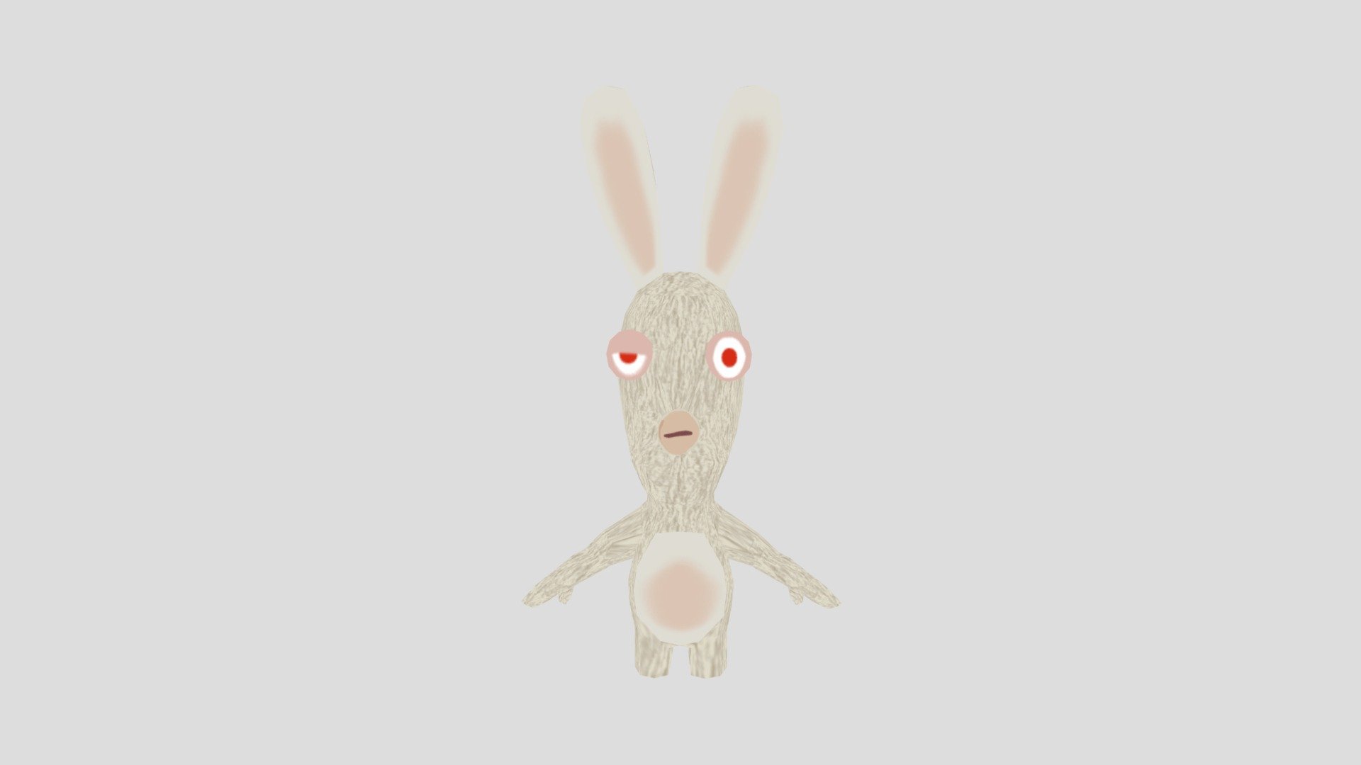 Thin Rabbid - Download Free 3D model by Baim (@abrisamibrahimovic ...
